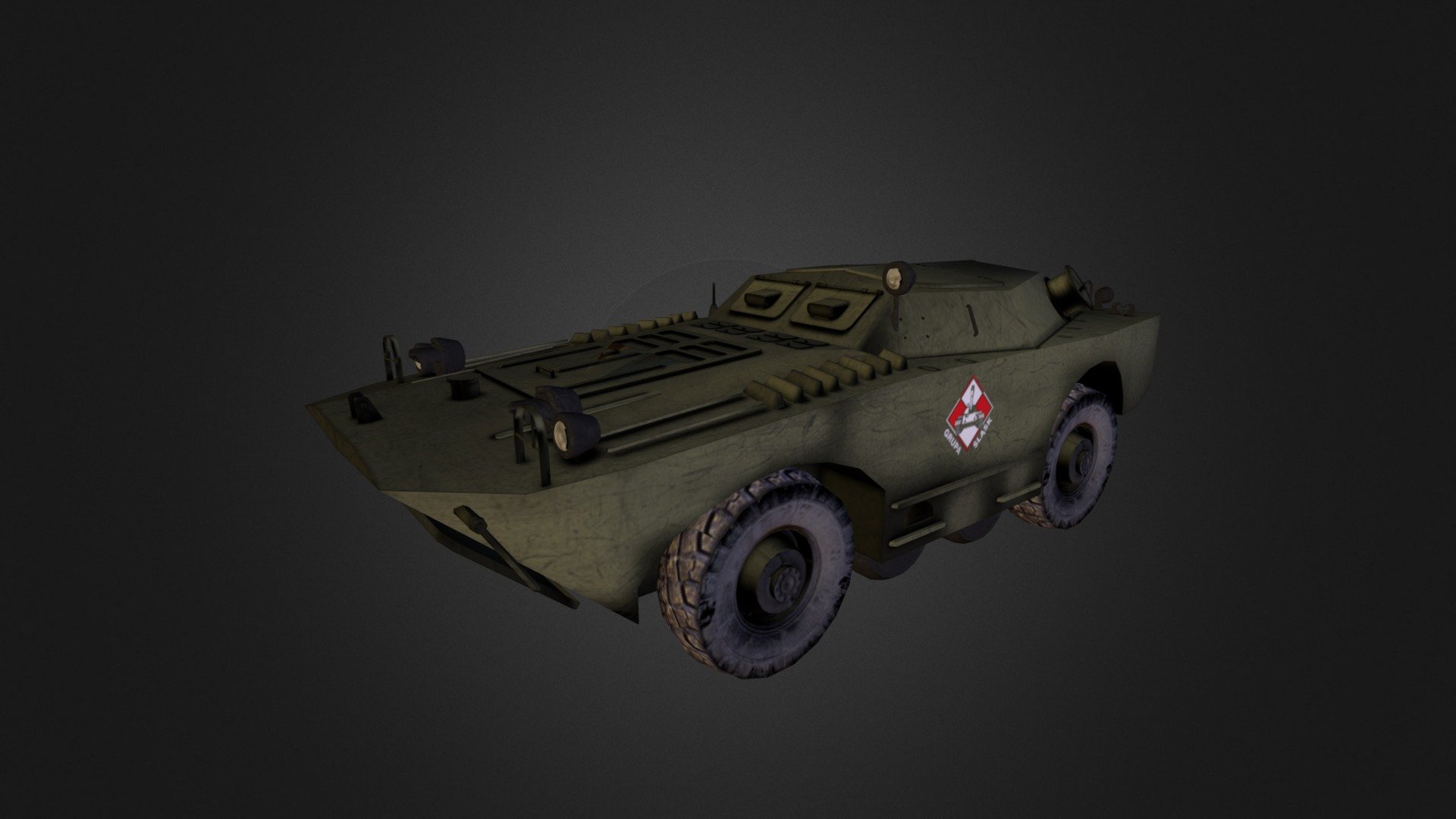 Brdm1 - 3D model by rotating3d.com (@3dpeter) [6961770] - Sketchfab