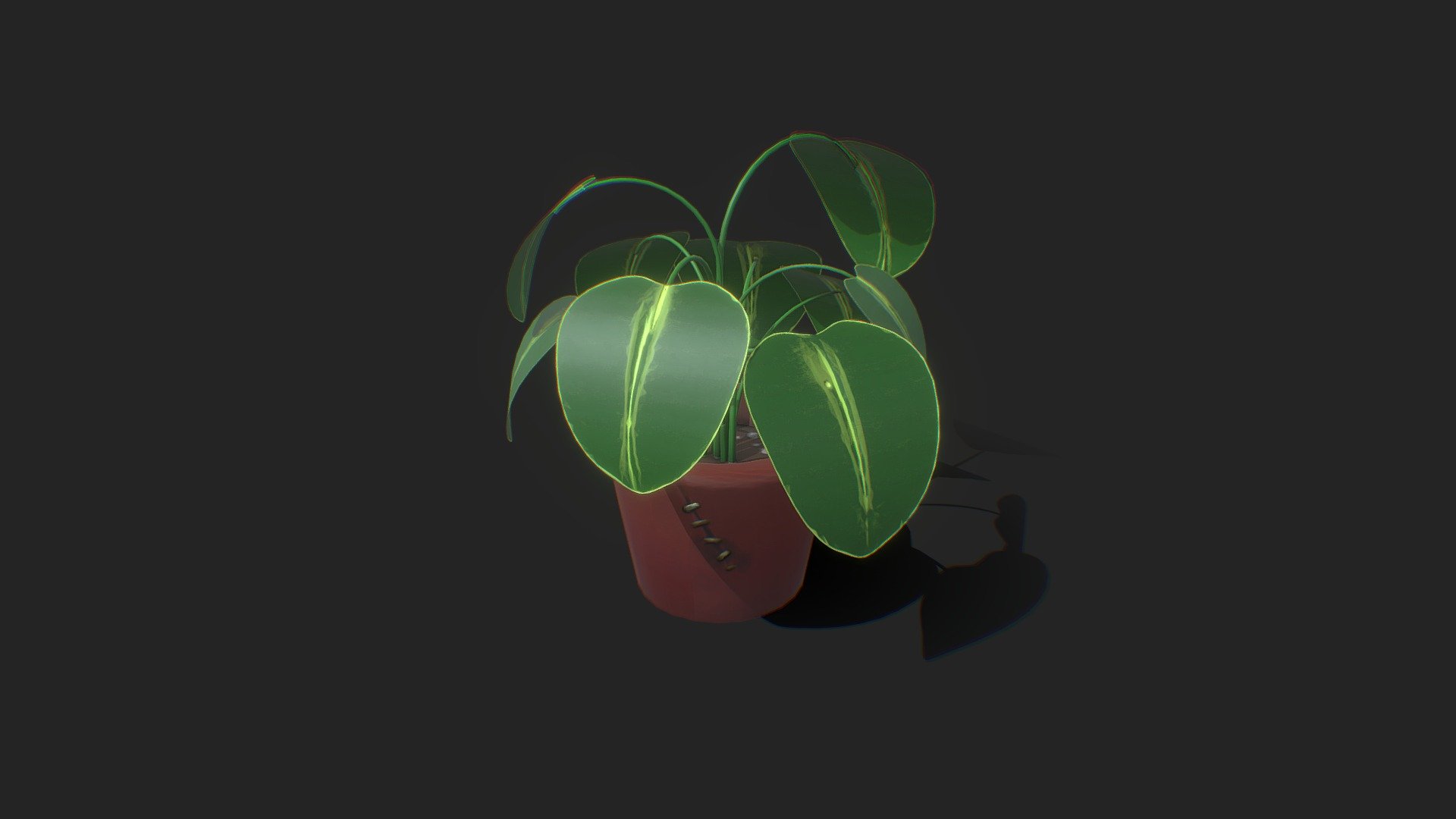 Props . Stylized Plant - Download Free 3D model by A . Priabudiman ...
