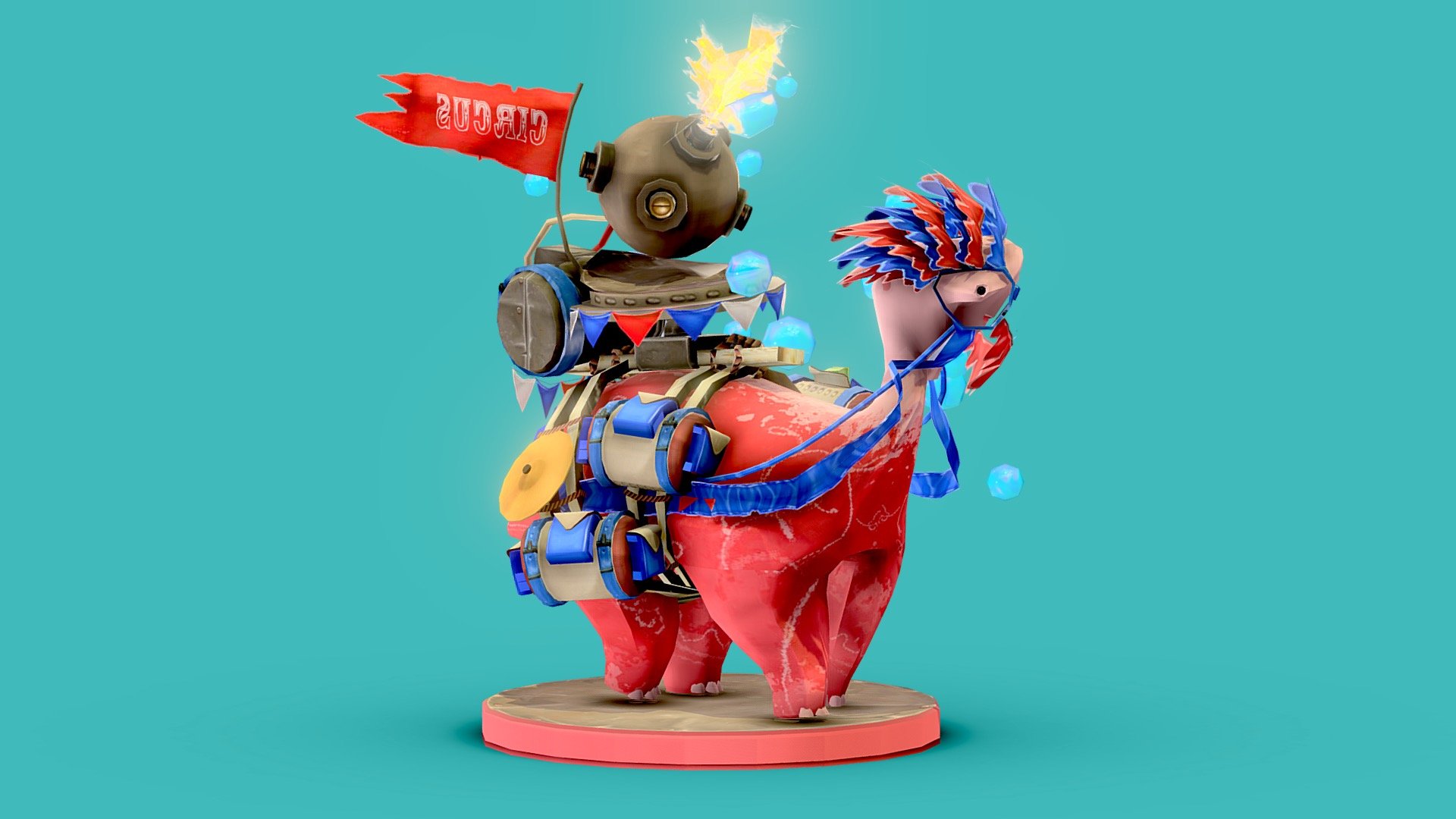 SF circus - 3D model by Antony Oms (@AntonyOms) [696554a] - Sketchfab