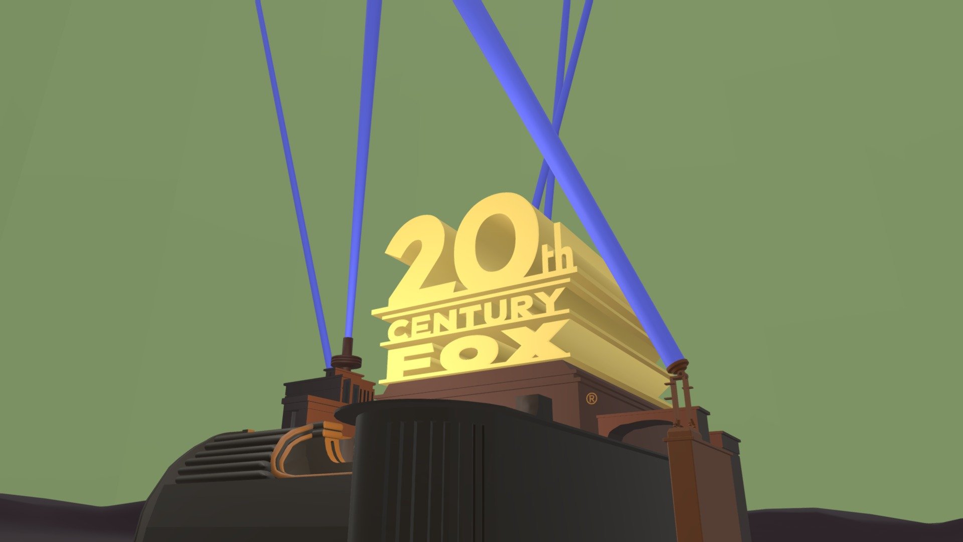 20th Century Fox Logo 1994 Remake V9 - Download Free 3D model by ...