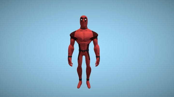 Deadpool-character-conceptart 3D models - Sketchfab