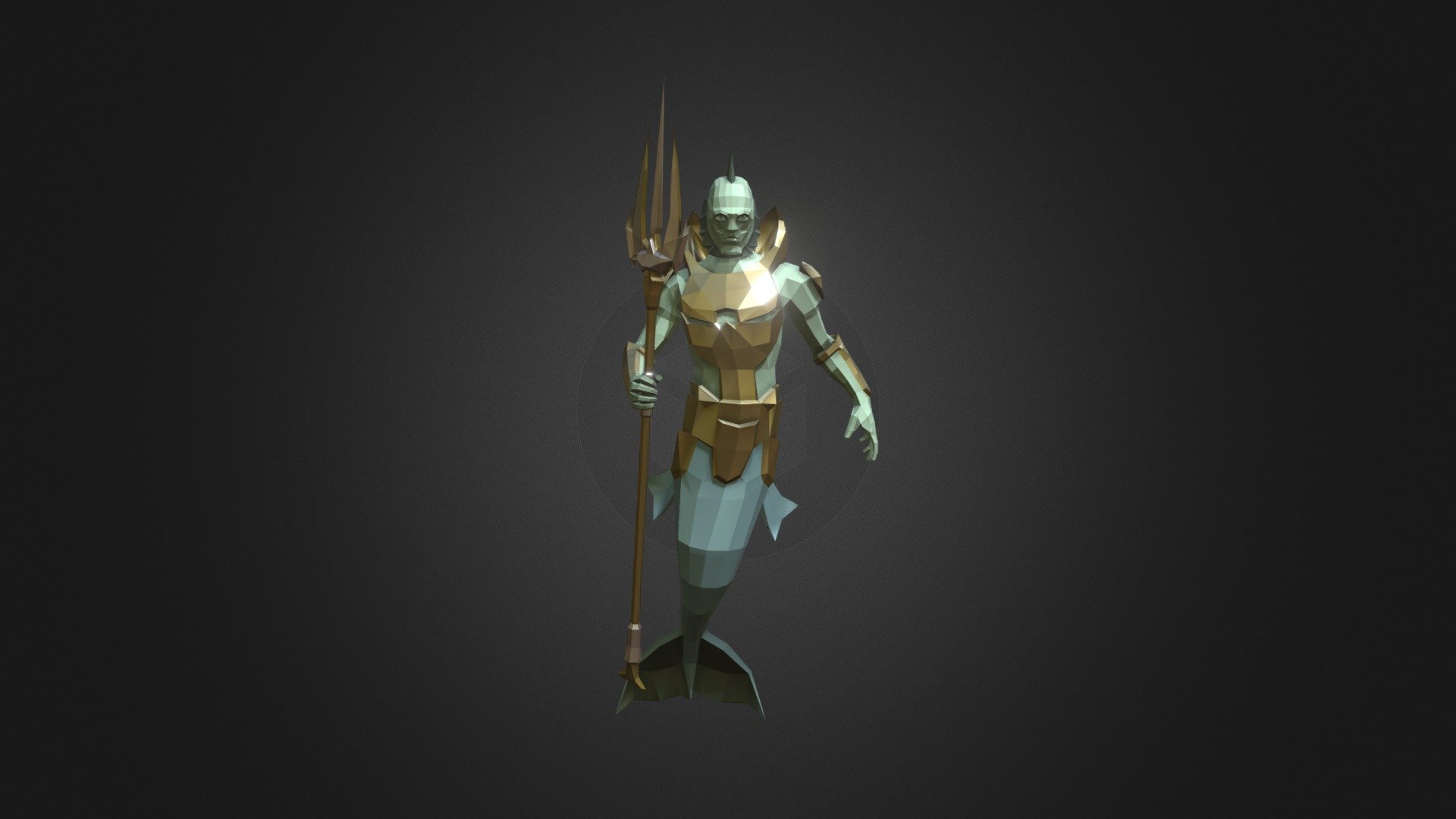 King Ricou (Andrew Crawford, Djimon Hounsou) - Download Free 3D model ...