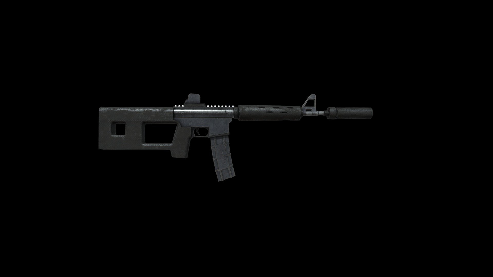 Assault Rifle MG2 Gun - Low Poly 4k - Buy Royalty Free 3D model by ...