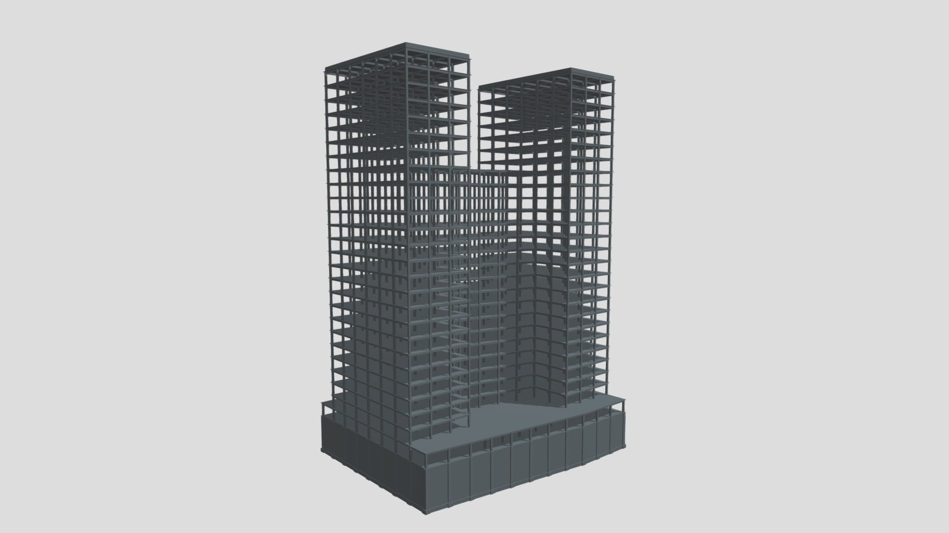 Structural Framework \ SF017 - 3D model by Amir Baloch (@amirbaloch ...