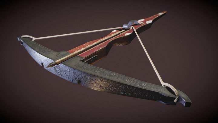 Crossbow-low-poly 3D models - Sketchfab