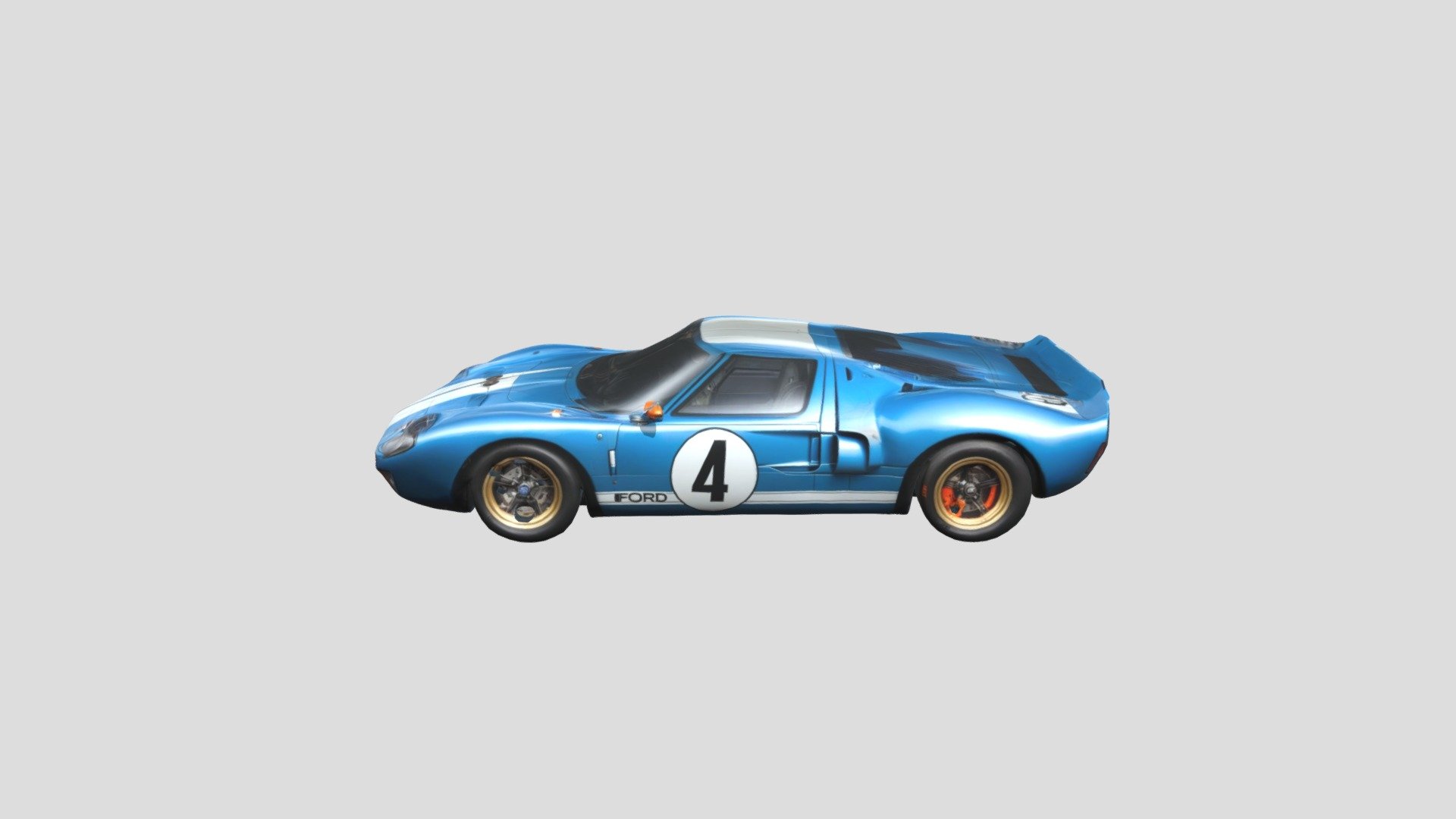 Ford GT40 - 3D model by fratex909 [696e52c] - Sketchfab
