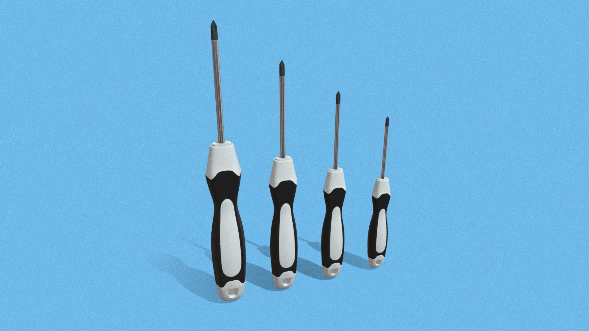 Screwdriver Set - Download Free 3D model by Steintje [696f238] - Sketchfab