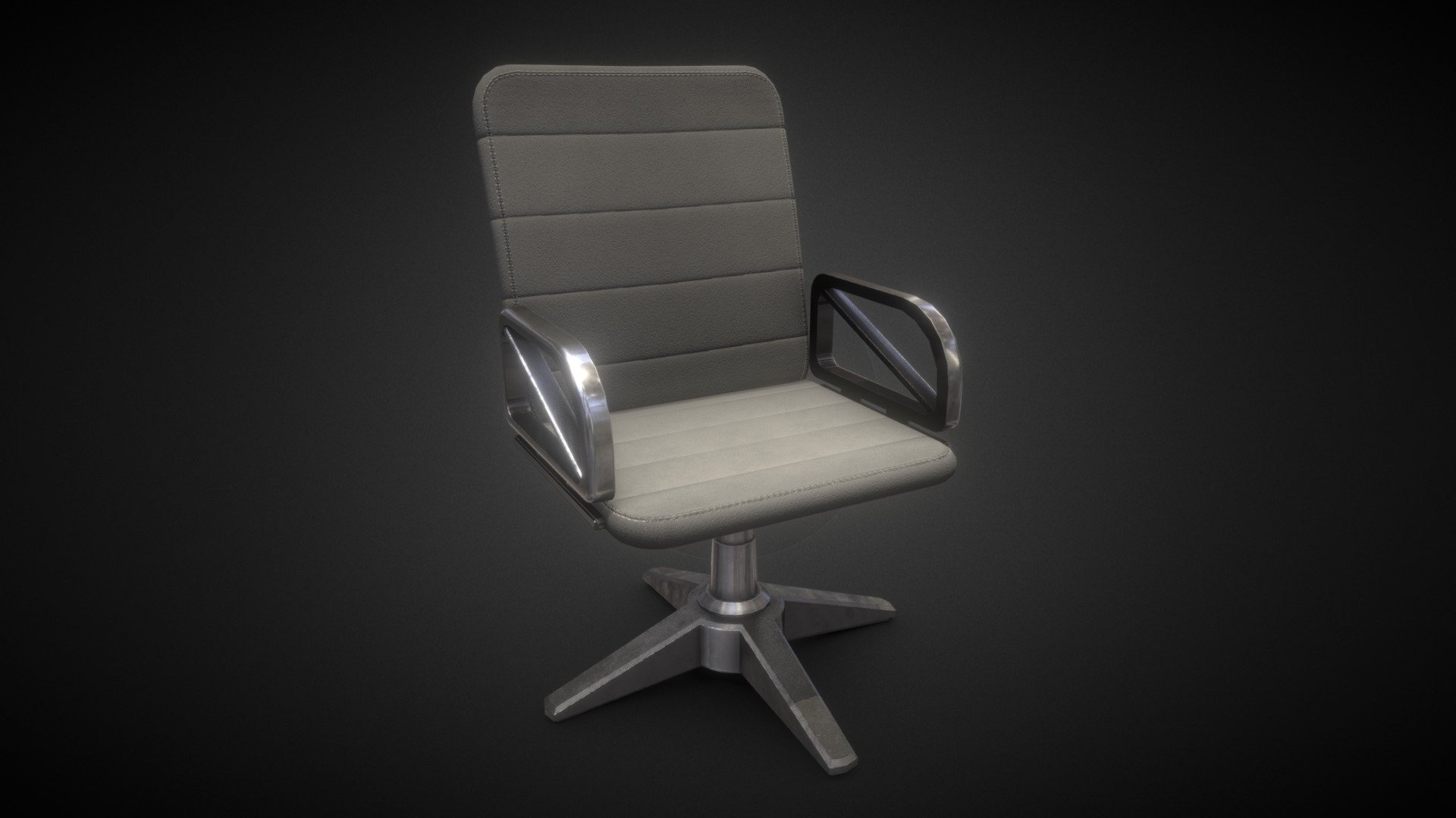 Corporate Office Chair (Low Poly) - 3D model by Nanorox Development ...
