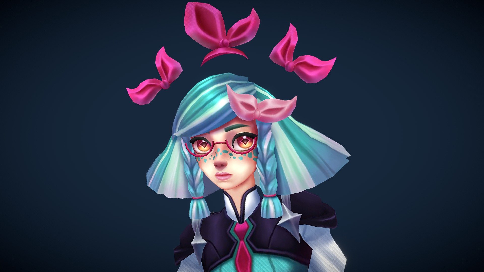 Battle Academia Neeko - 3D model by Dechta [6971361] - Sketchfab