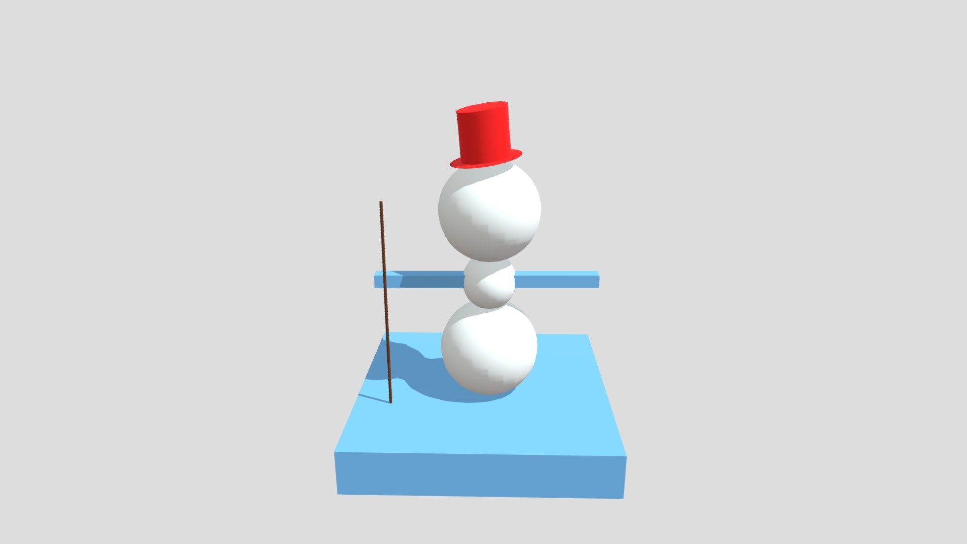 Snowman - 3D model by Larren Khor (@iamkk34t) [6972579] - Sketchfab