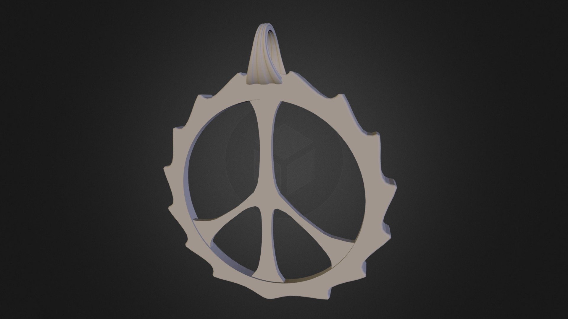 Peace Sun Pendant - 3D model by Rocz3D [697340a] - Sketchfab