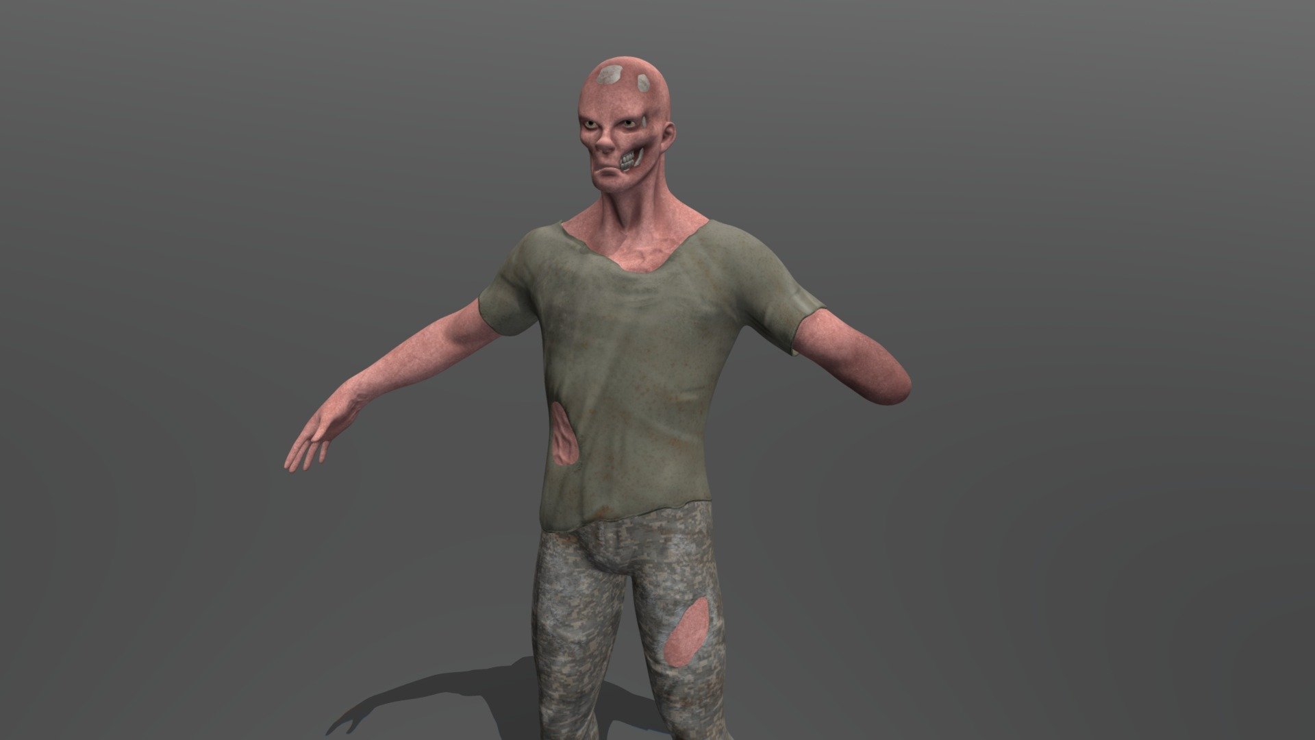 Zombie - 3D model by Sergio Sánchez (@ssanchez96) [69739dc] - Sketchfab