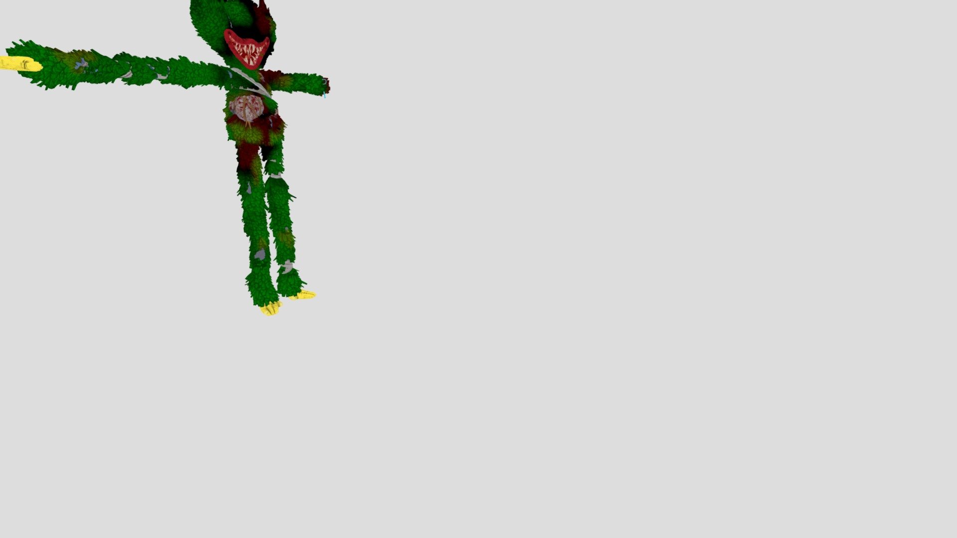 poppy-playtime-chapter-4-withered-huggy - Download Free 3D model by ...