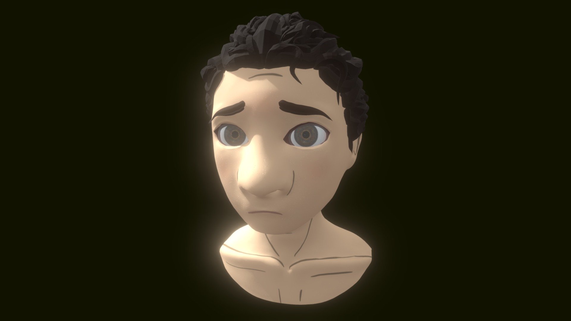 Nameless Female Character Bust - Download Free 3D model by Dazariath ...