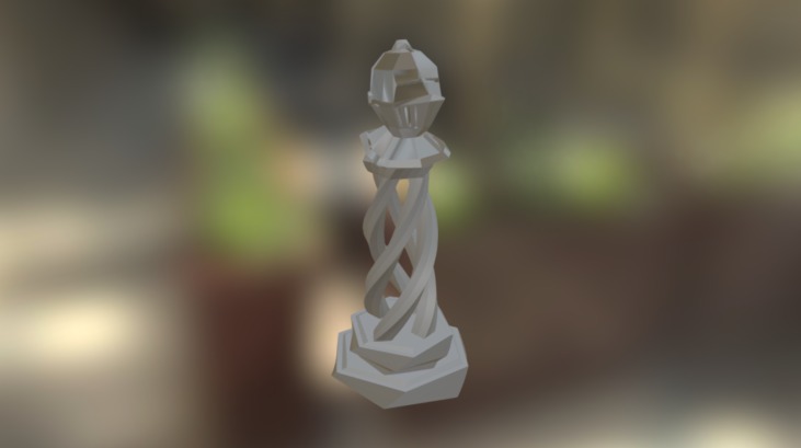 Ajedrez 3D - Alfil - 3D model by Rafael Rojo (@rafarojo3d) [6974bdd ...