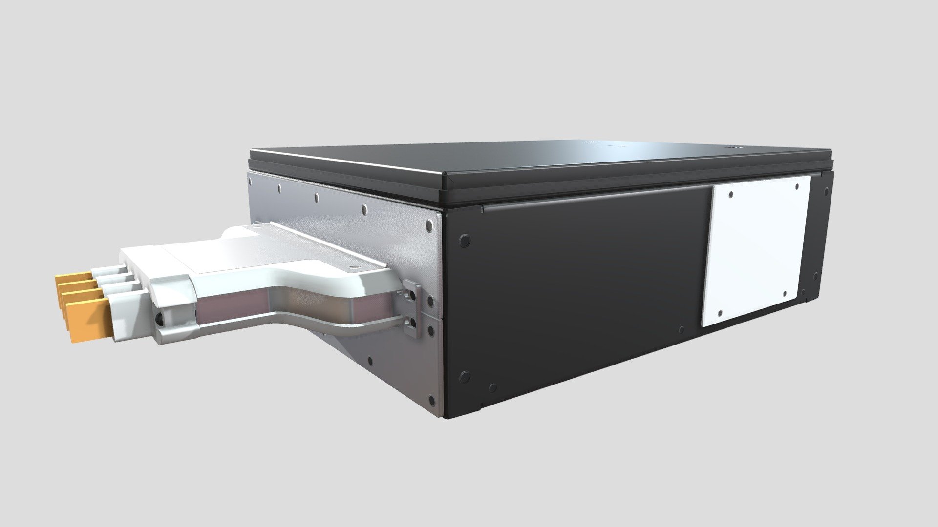End Power Feed Box, Vertical T2 Orientation - 3D model by Vertiv ...