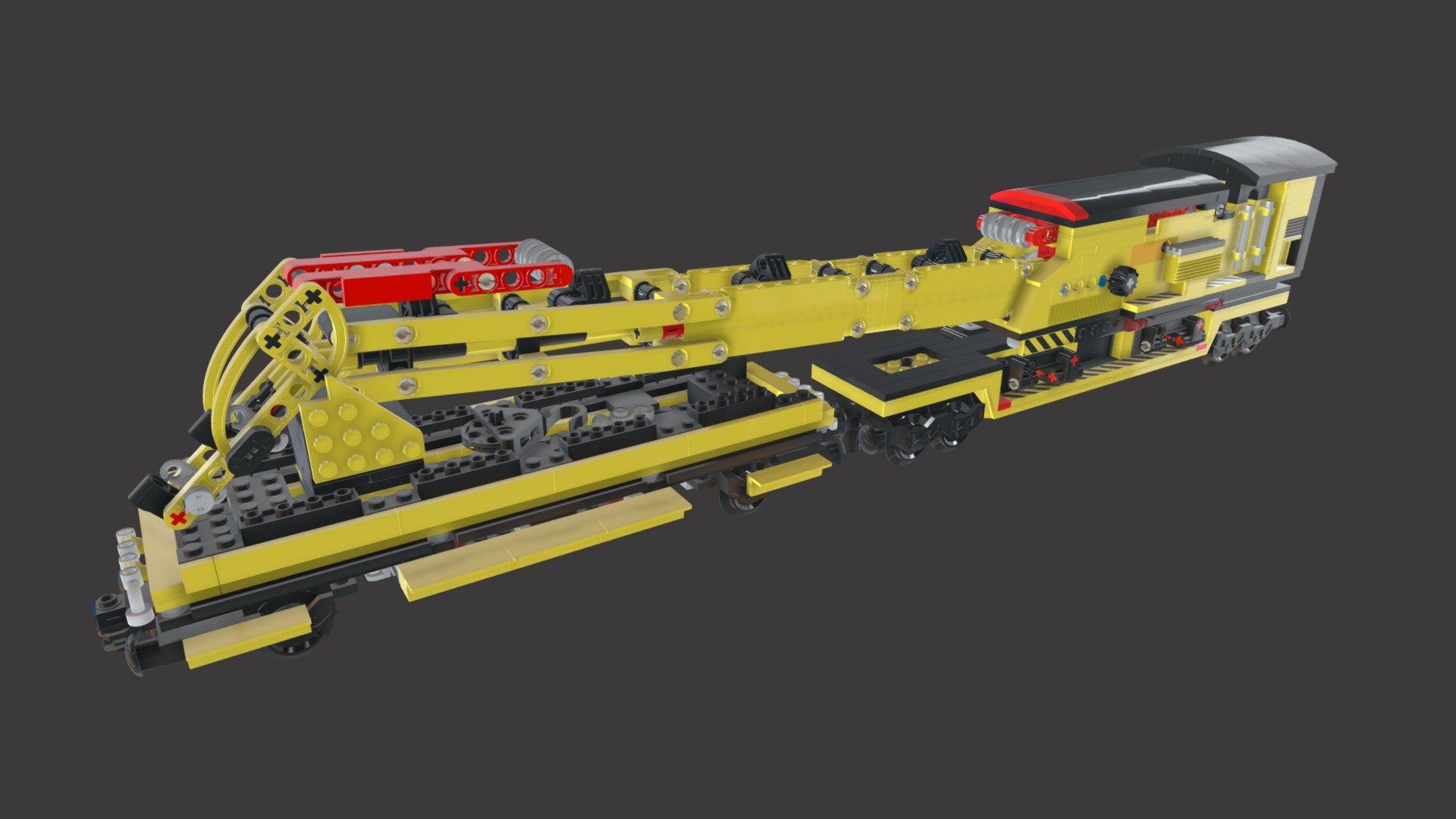 LEGO Rail Crane 2 - Buy Royalty Free 3D model by HUuser2024 [697906e ...