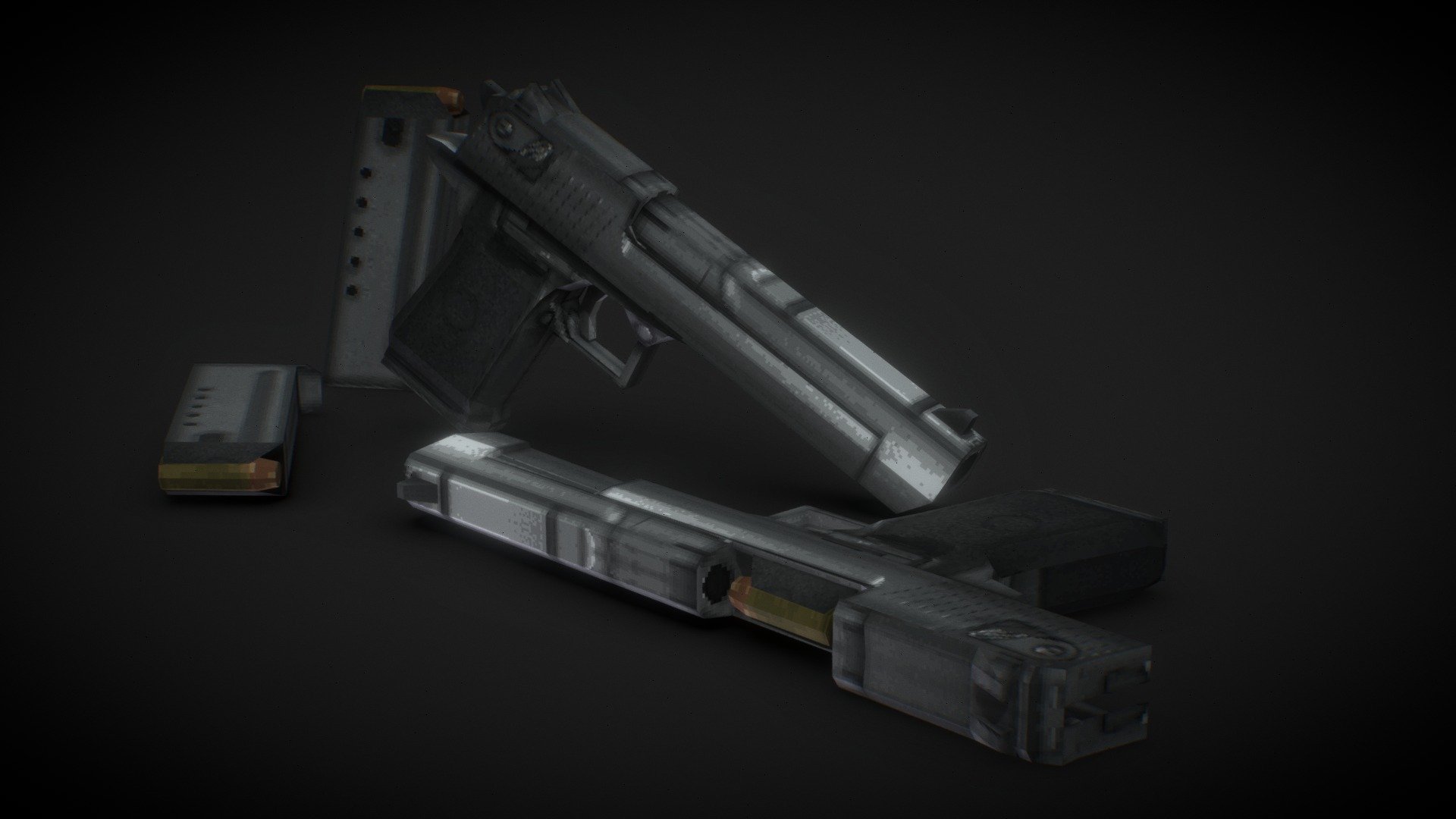 PS1 / PSX STYLE - Desert Eagle - LOWPOLY - Download Free 3D model by ...