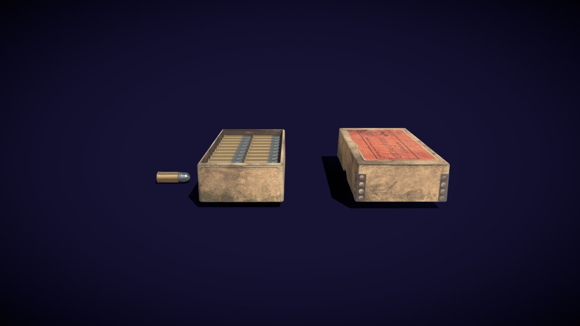 Revolver cartridges - 3D model by Infinite Art Solutions ...