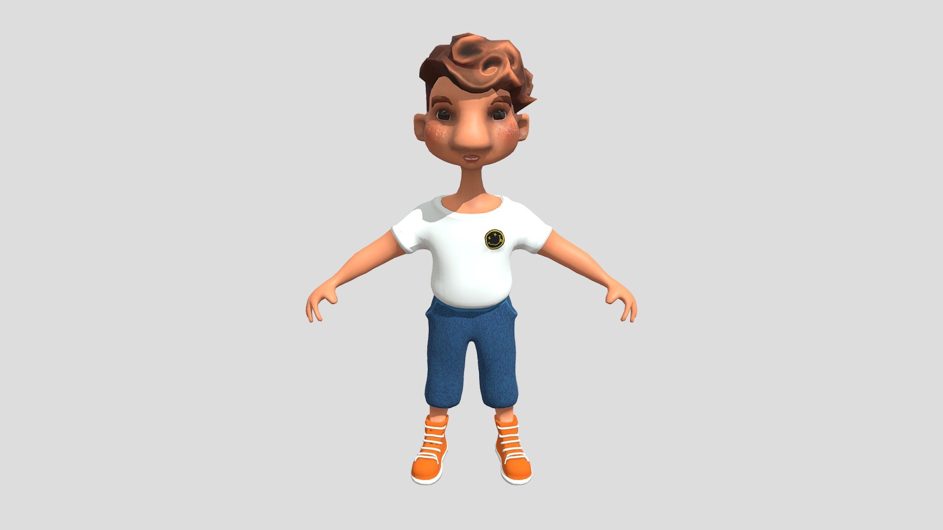 Boy Low Poly - Buy Royalty Free 3D model by olgabots (@olgabots1 ...