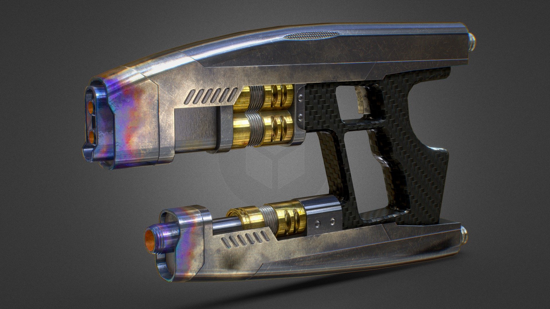 Starlord Gun - Download Free 3D model by Chpndl [697d54b] - Sketchfab