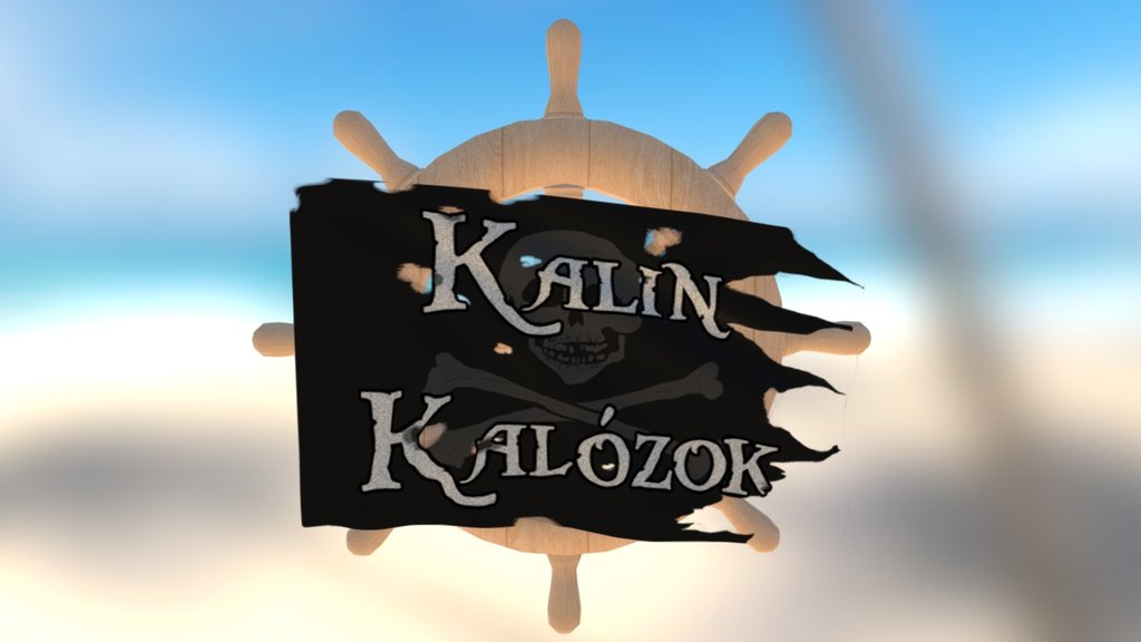 Kalin Kalózok Logo - 3D model by Ákos (@Yzahkin) [697dc64] - Sketchfab