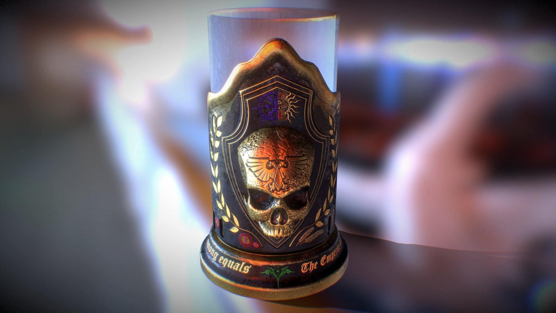 Cup holder Warhammer 40K - Download Free 3D model by Sergey (@s.d ...