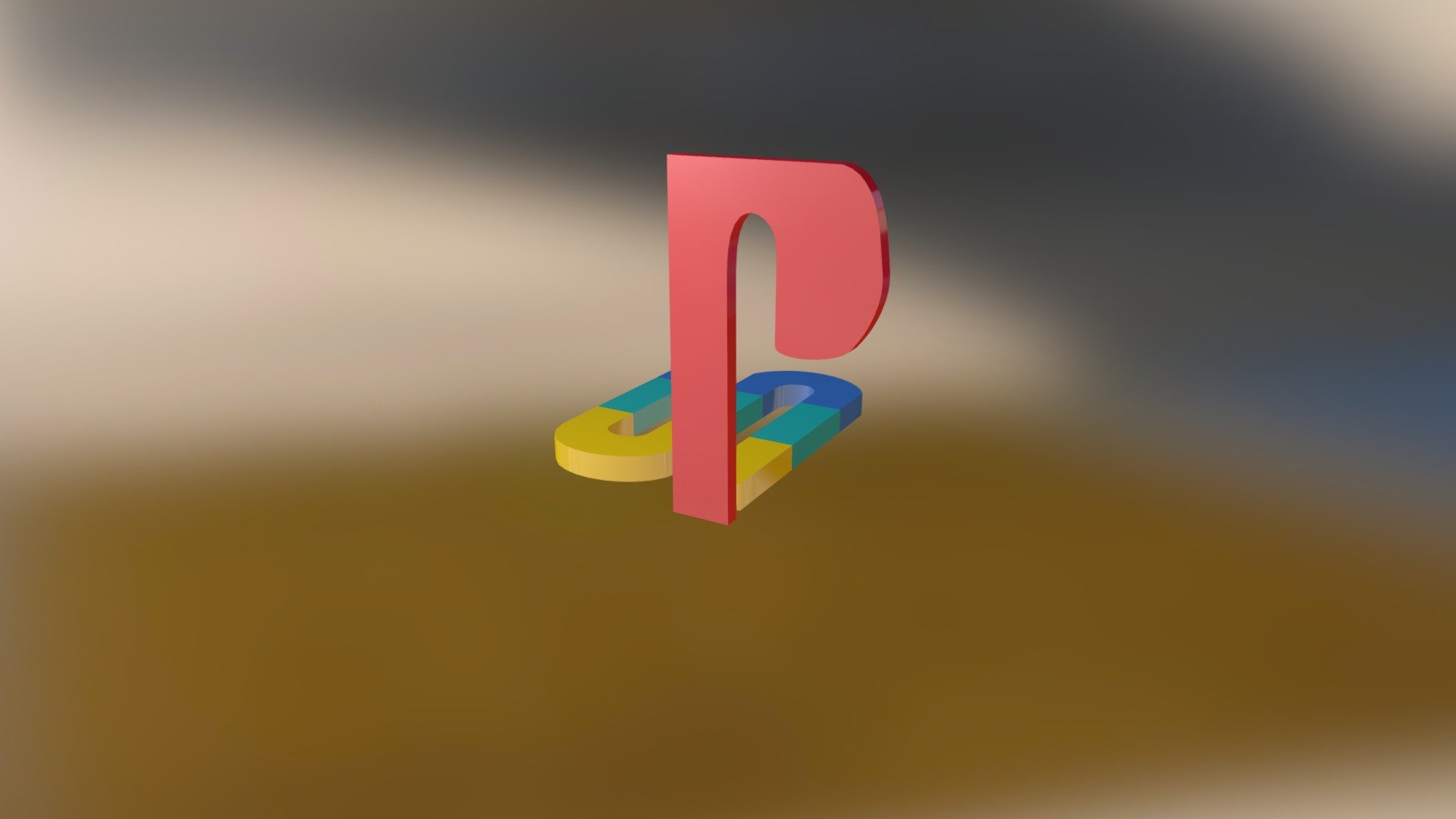 Logo PS - 3D model by Jackorein [697f2f6] - Sketchfab
