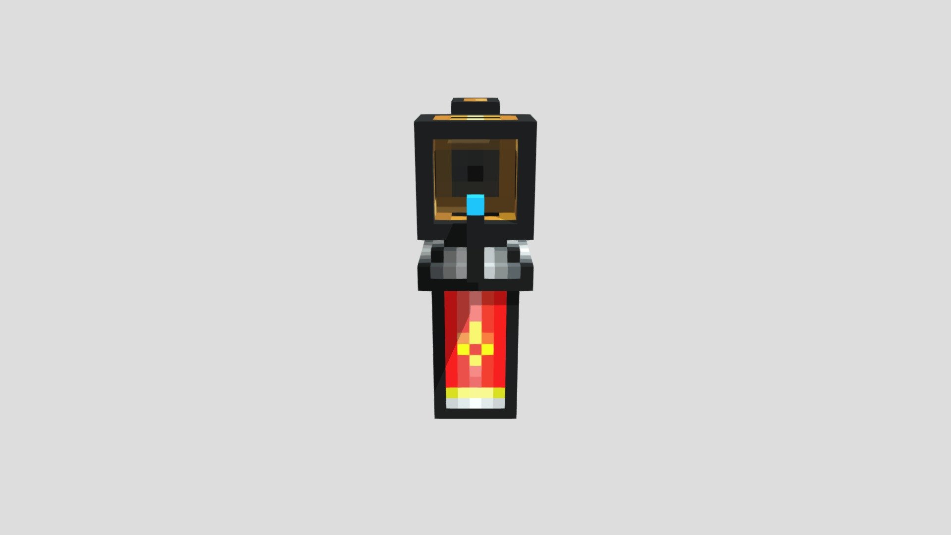 Basic Flame Thrower Model Pixel Gun 3D - Download Free 3D model by FREAXZGaming [69843d8 ...