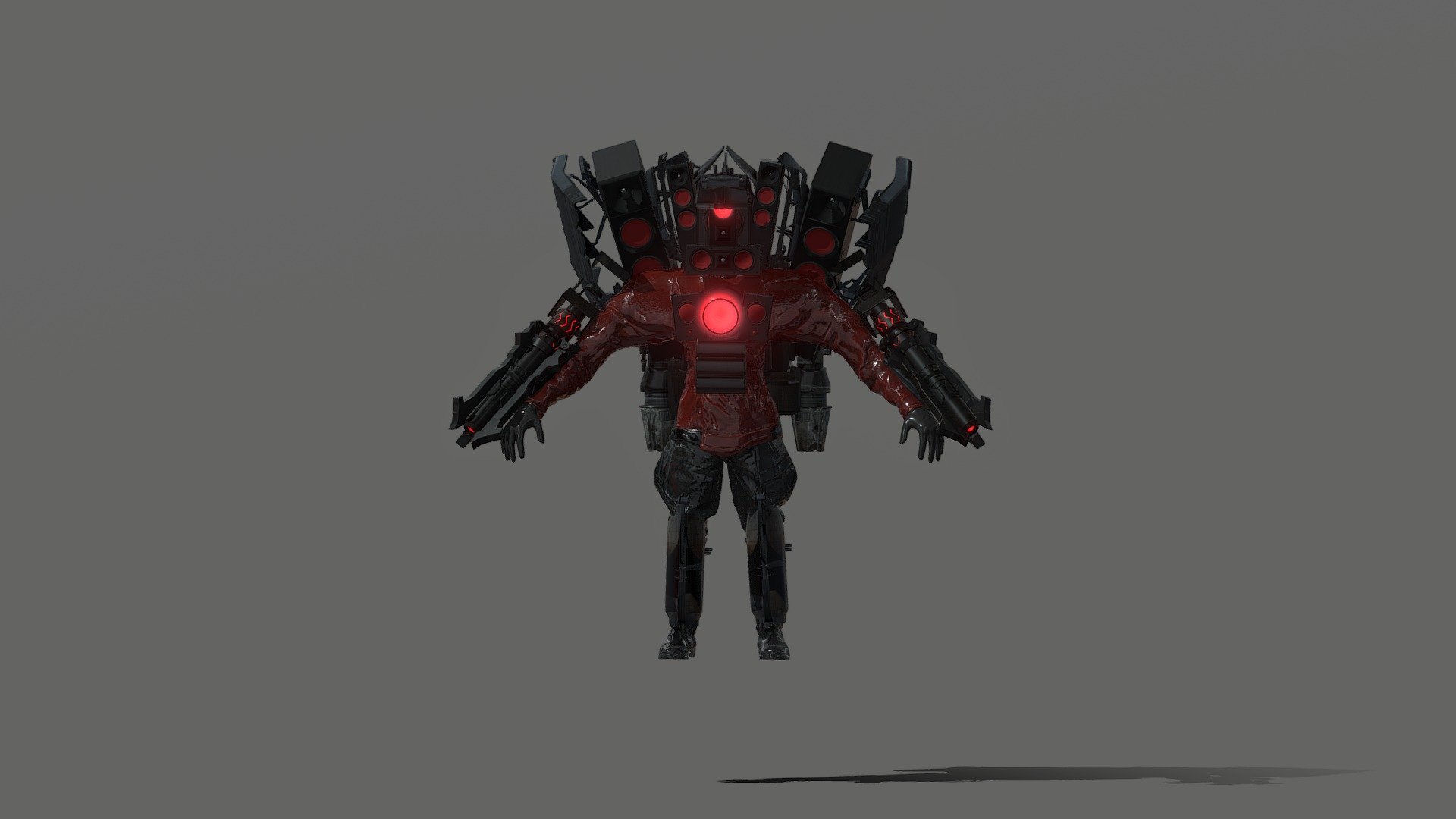Titan speaker man 2.0 full models - Download Free 3D model by ...