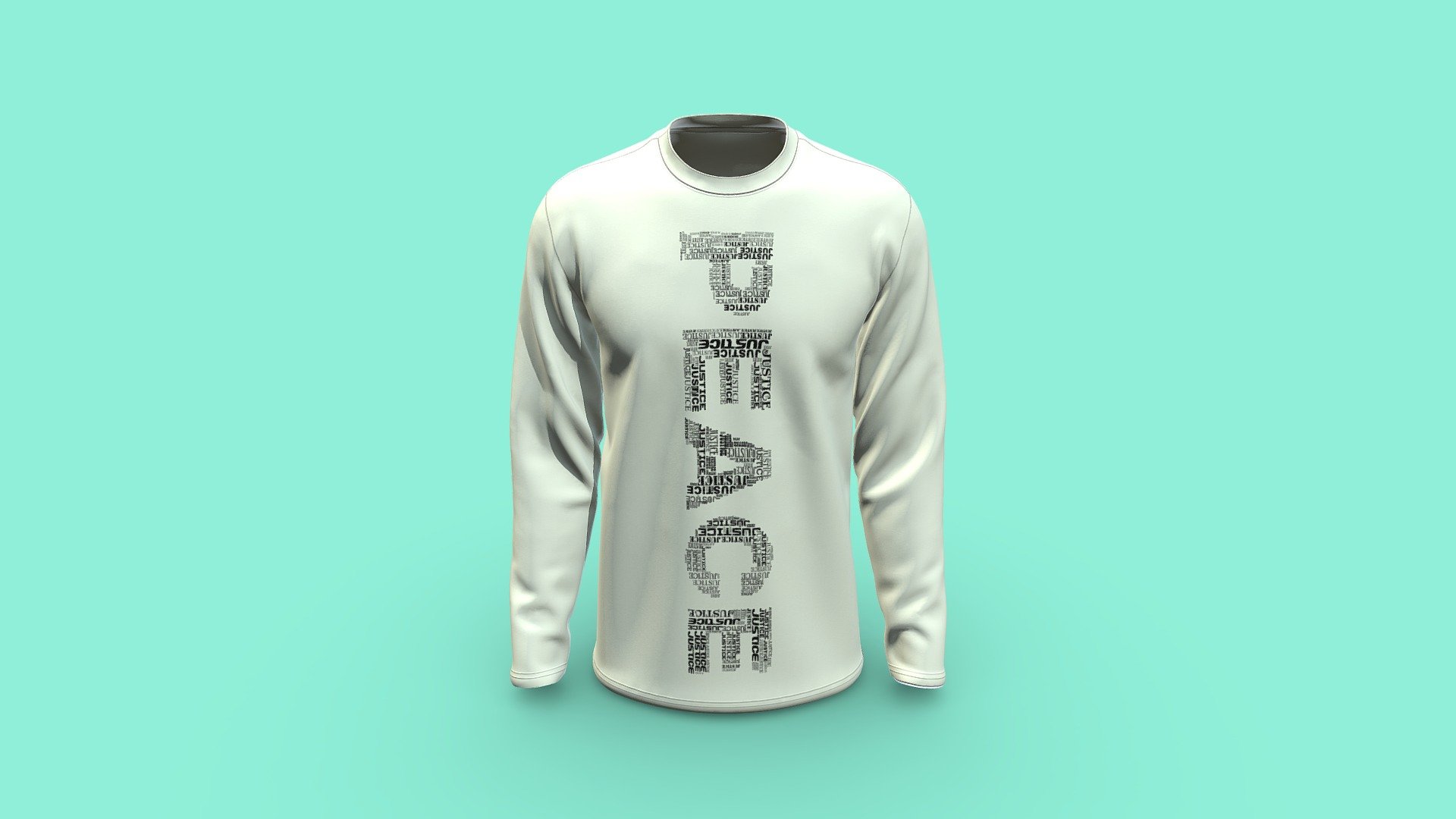 Peace Printed Tee 3d model - Buy Royalty Free 3D model by Apparel ...