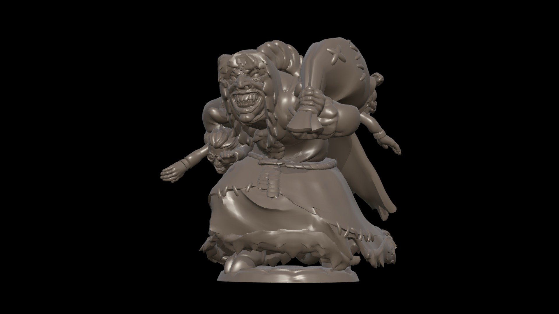 THE KRAMPUS MINIATURE - Buy Royalty Free 3D model by Sakis Otravez ...