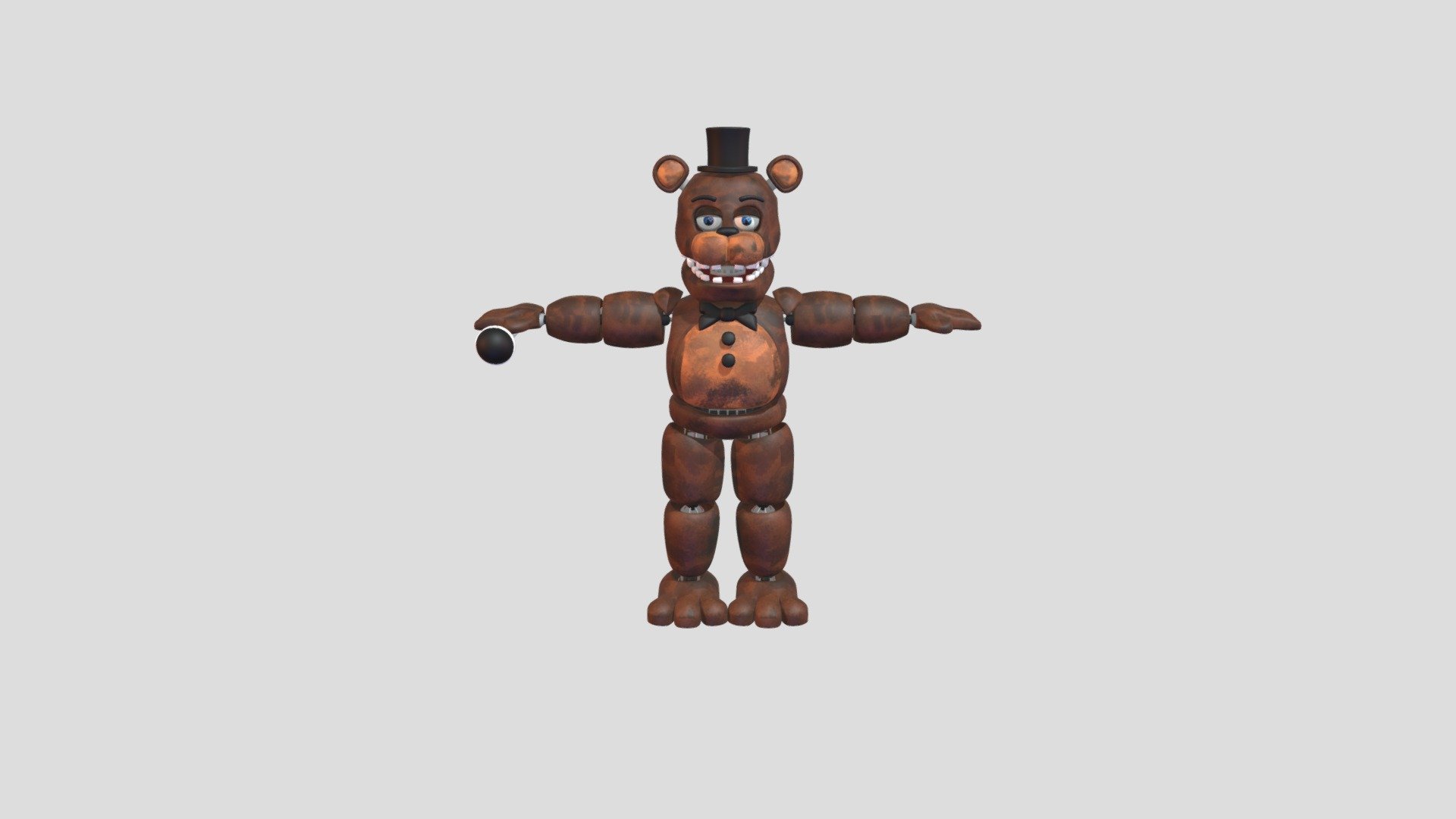 Unwithered Freddy - Download Free 3D model by Freddy_Fazbear (@LBSCR_E2 ...
