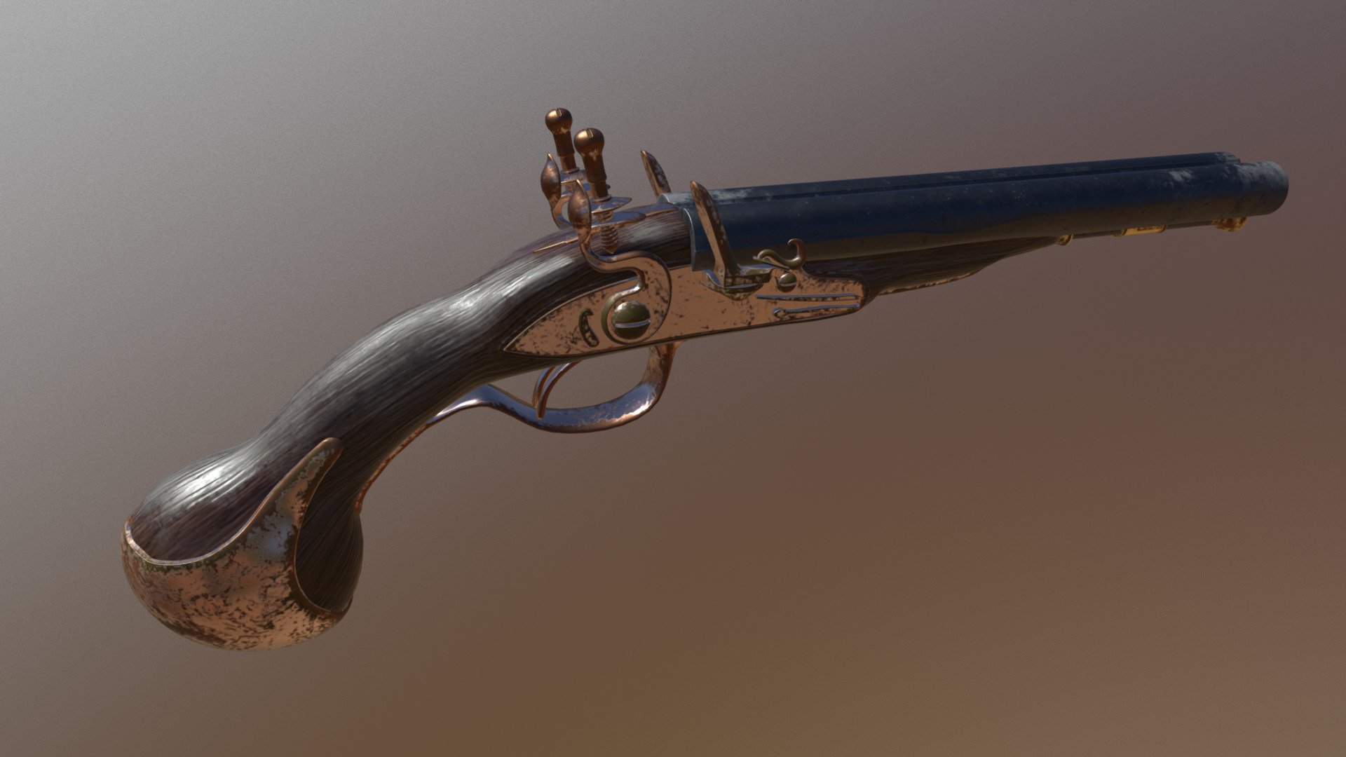 flint gun - 3D model by Marijn.Karsten [6988798] - Sketchfab