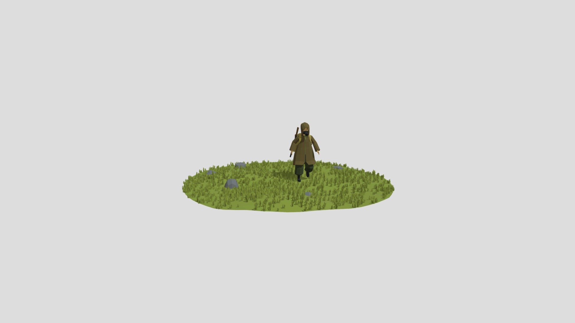 Low poly stalker model - Download Free 3D model by MeoJust [6988d78 ...