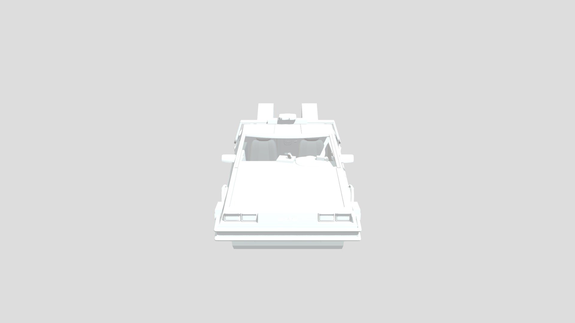 Delorean DMC-12 Time Machine - 3D model by daelan.roberts04 [698957a ...