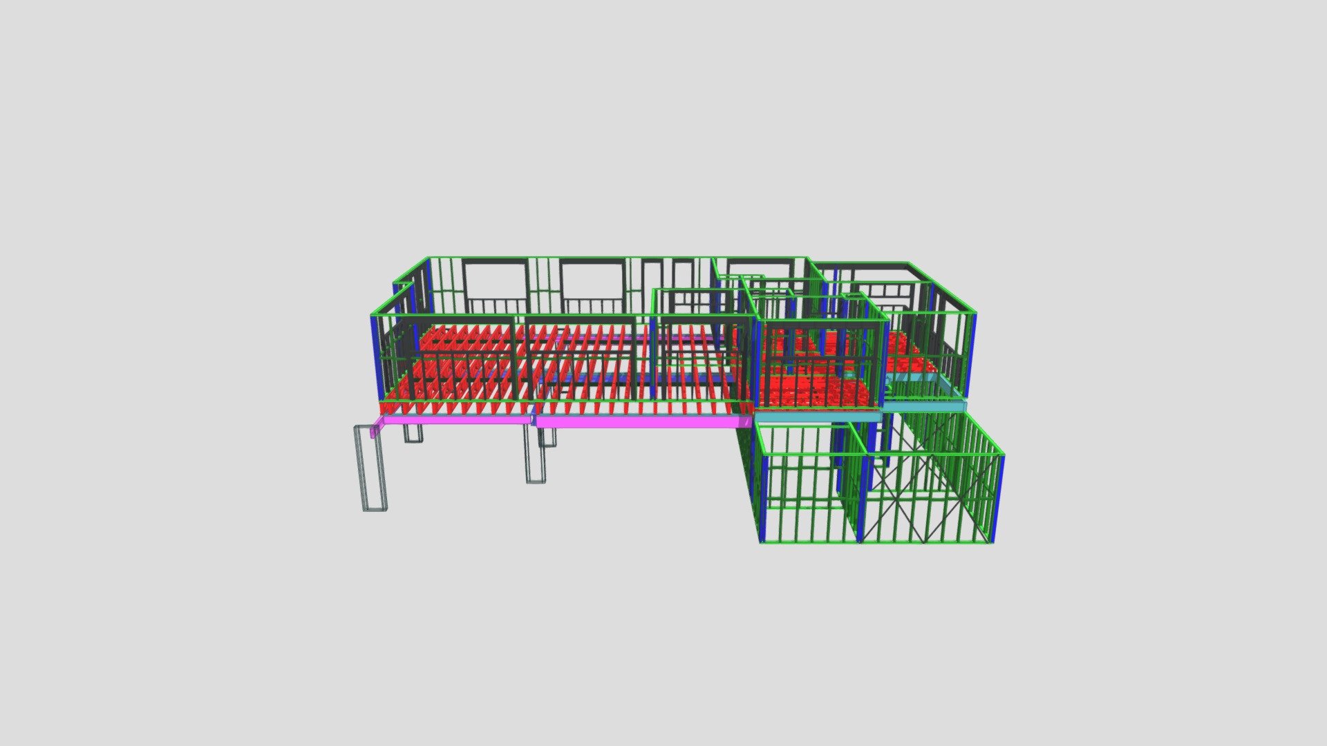62 Boardwalk Blvd (3D Model) - 3D model by MBPrefab [698a8c3] - Sketchfab