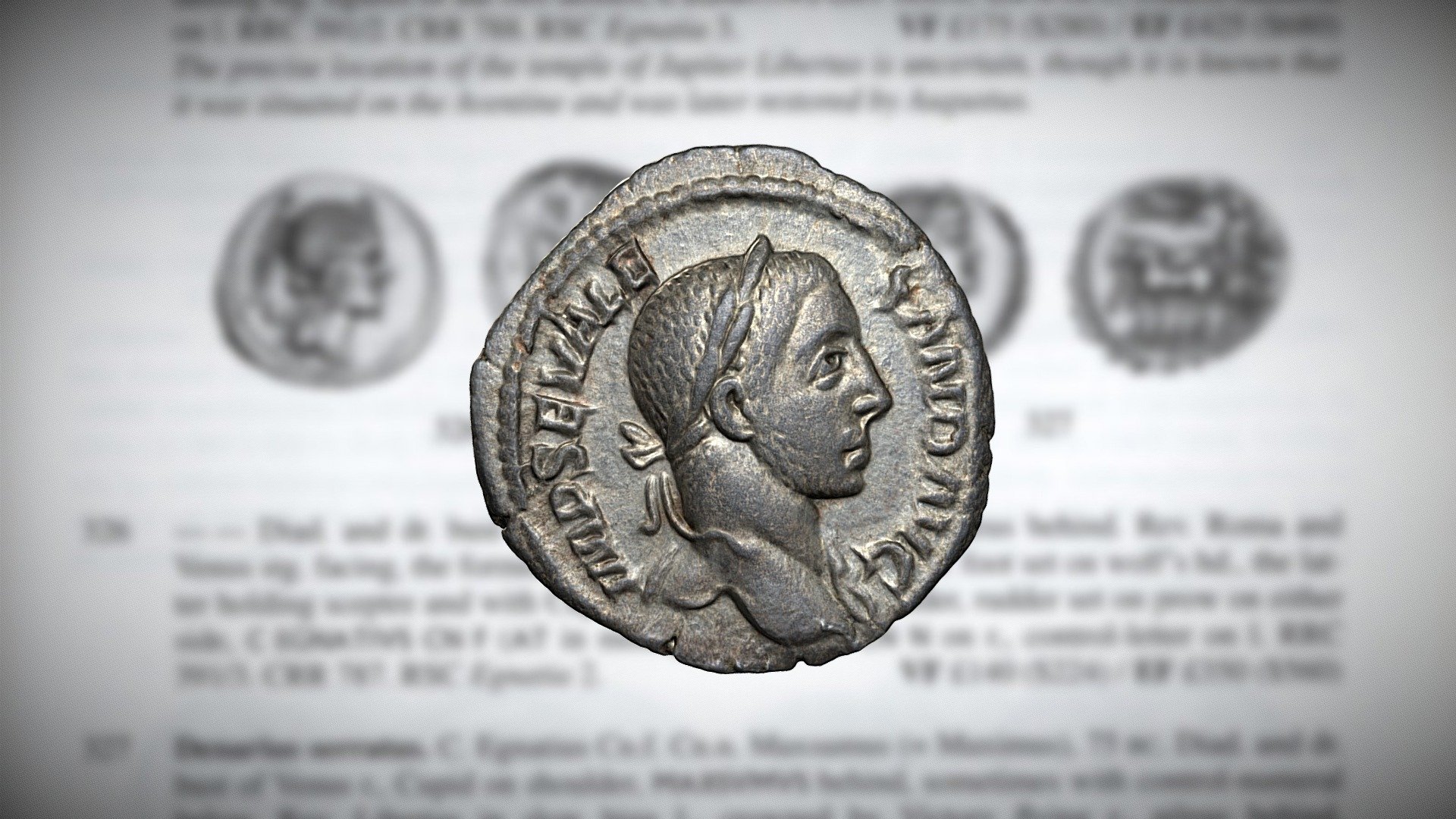Roman Silver Denarius of Severus Alexander - 3D model by Frank McMains ...