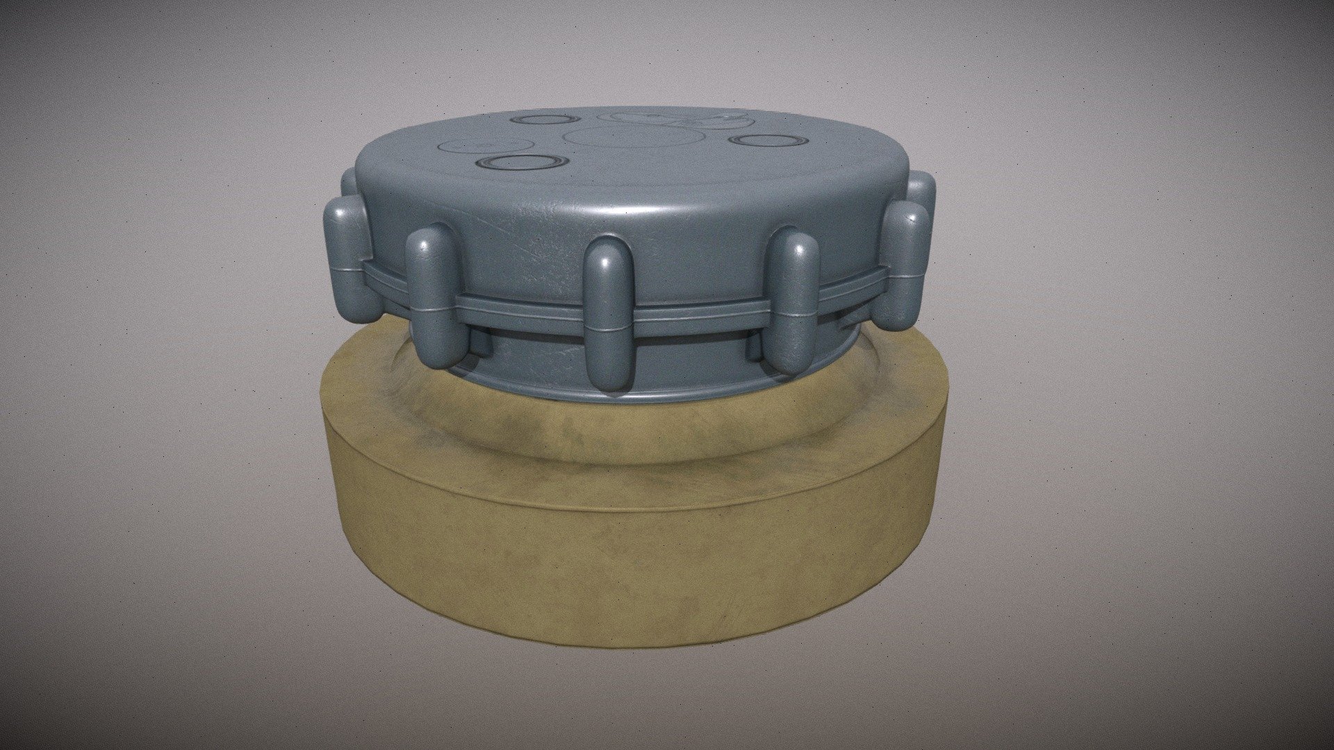 TM-62 Russian Anti Tank Mine (ATMF 62 Fuze) - 3D model by Jimmy ...