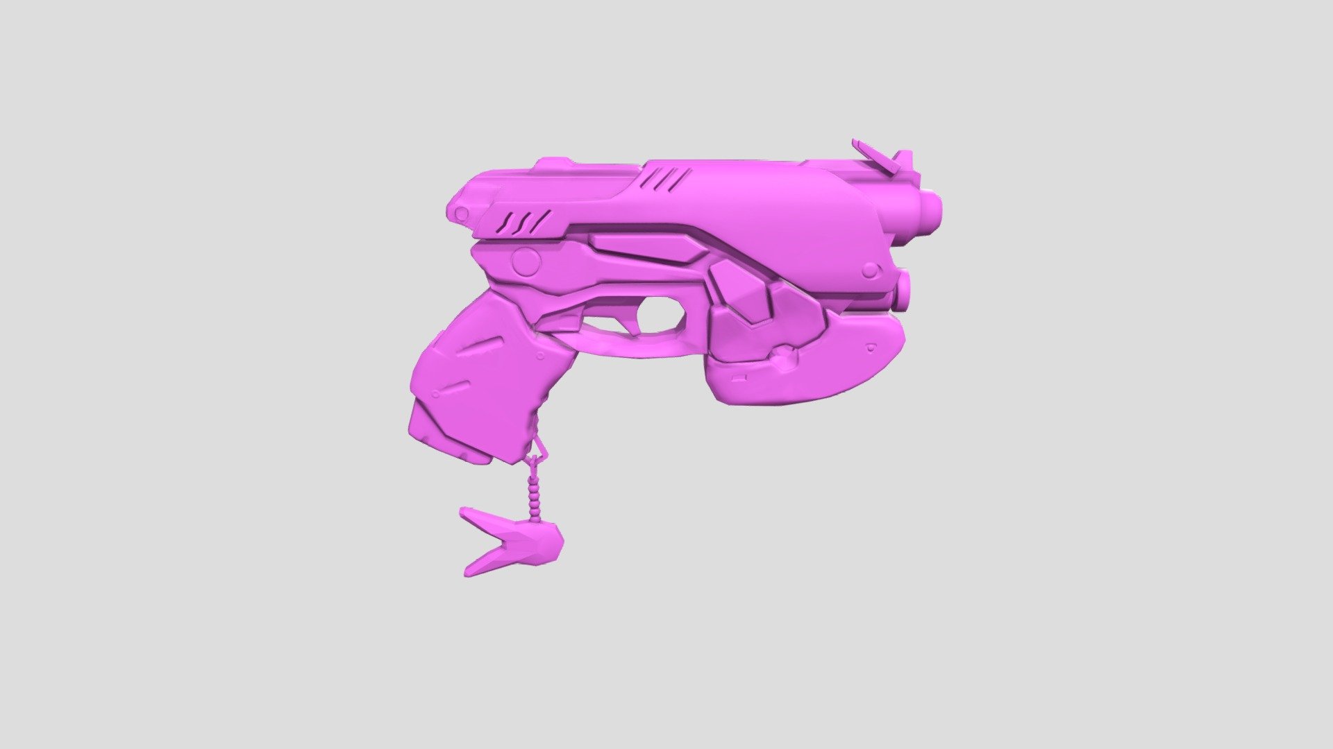 Dva's gun low poly - Download Free 3D model by sduek [698bf10] - Sketchfab