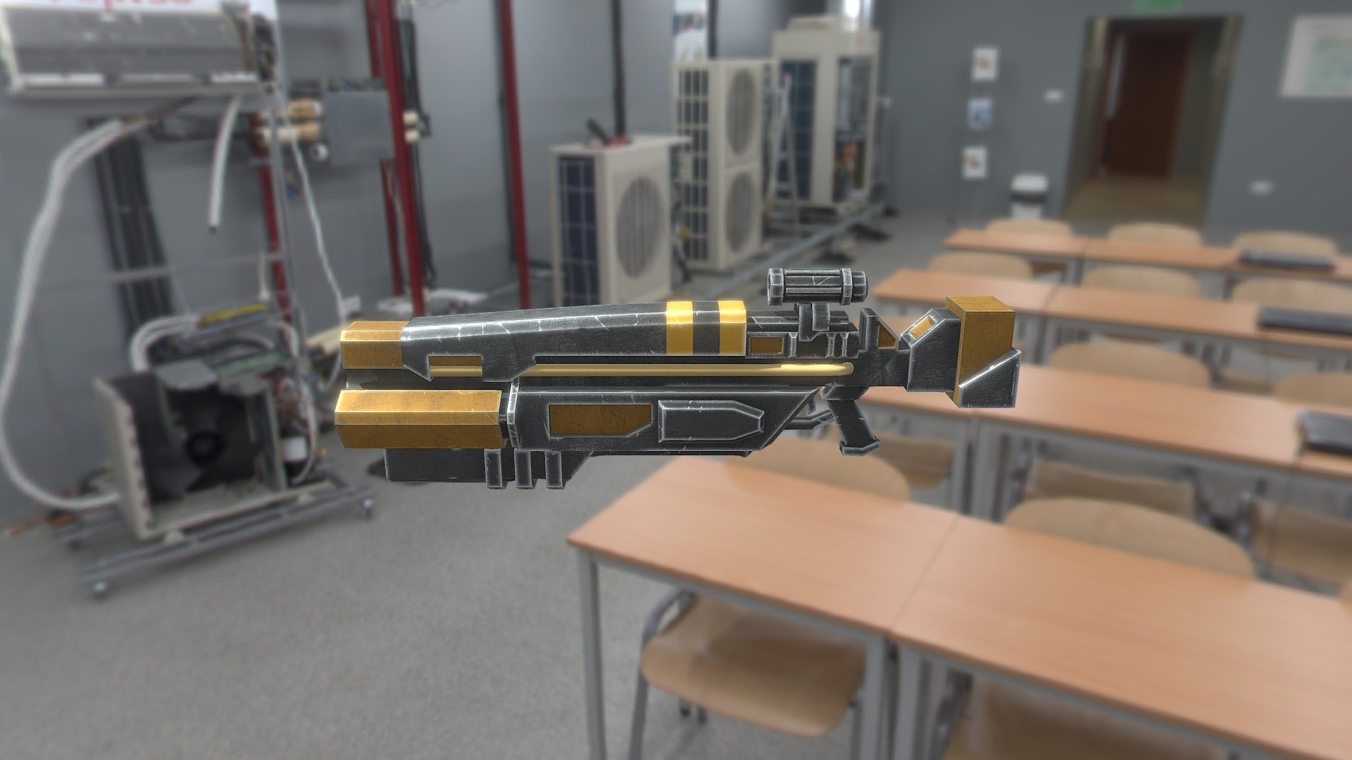 Rifle - Download Free 3D model by akumar90 [698d08e] - Sketchfab