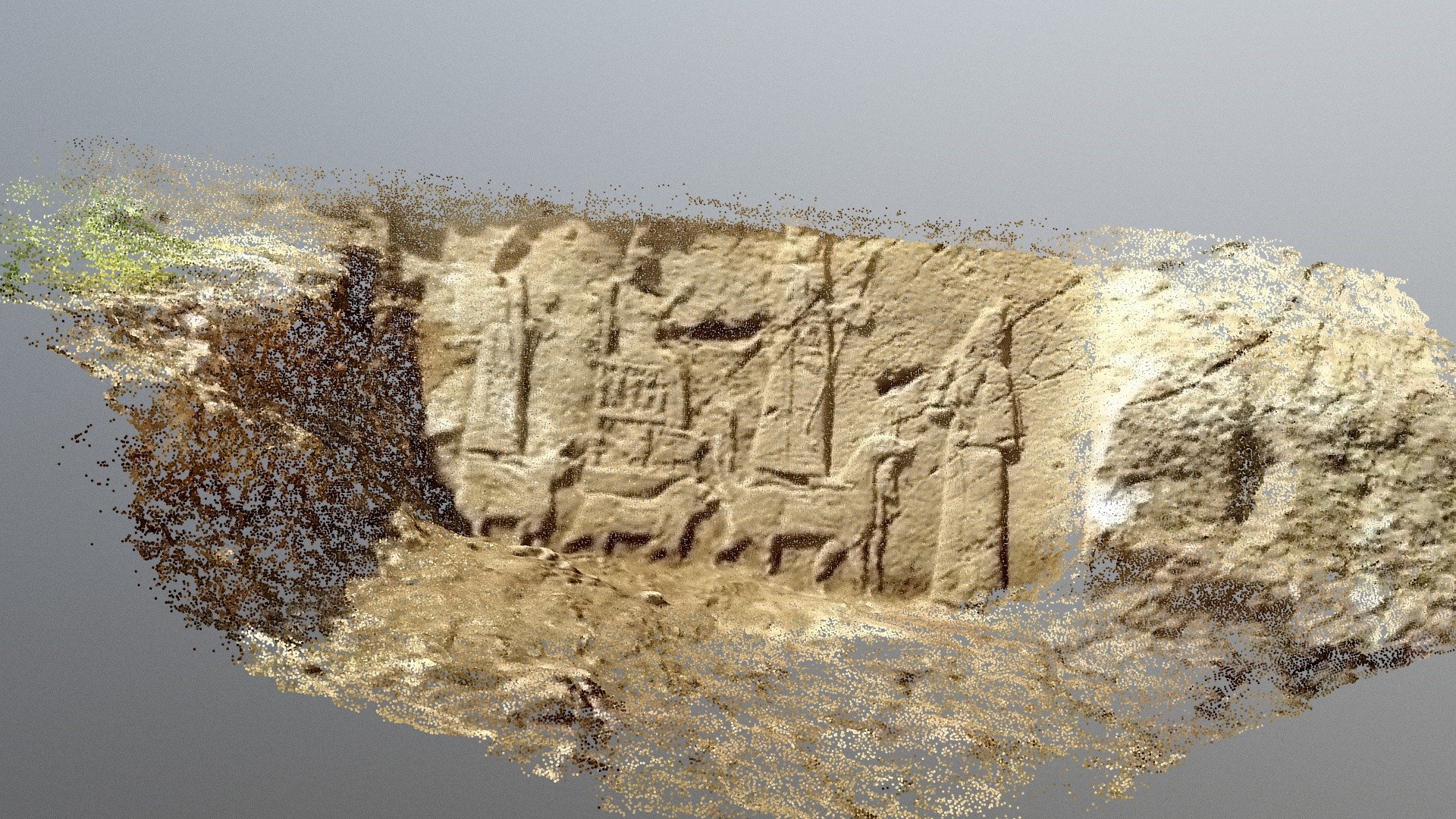 Assyrian relief (point cloud) - Download Free 3D model by Mesheritage ...