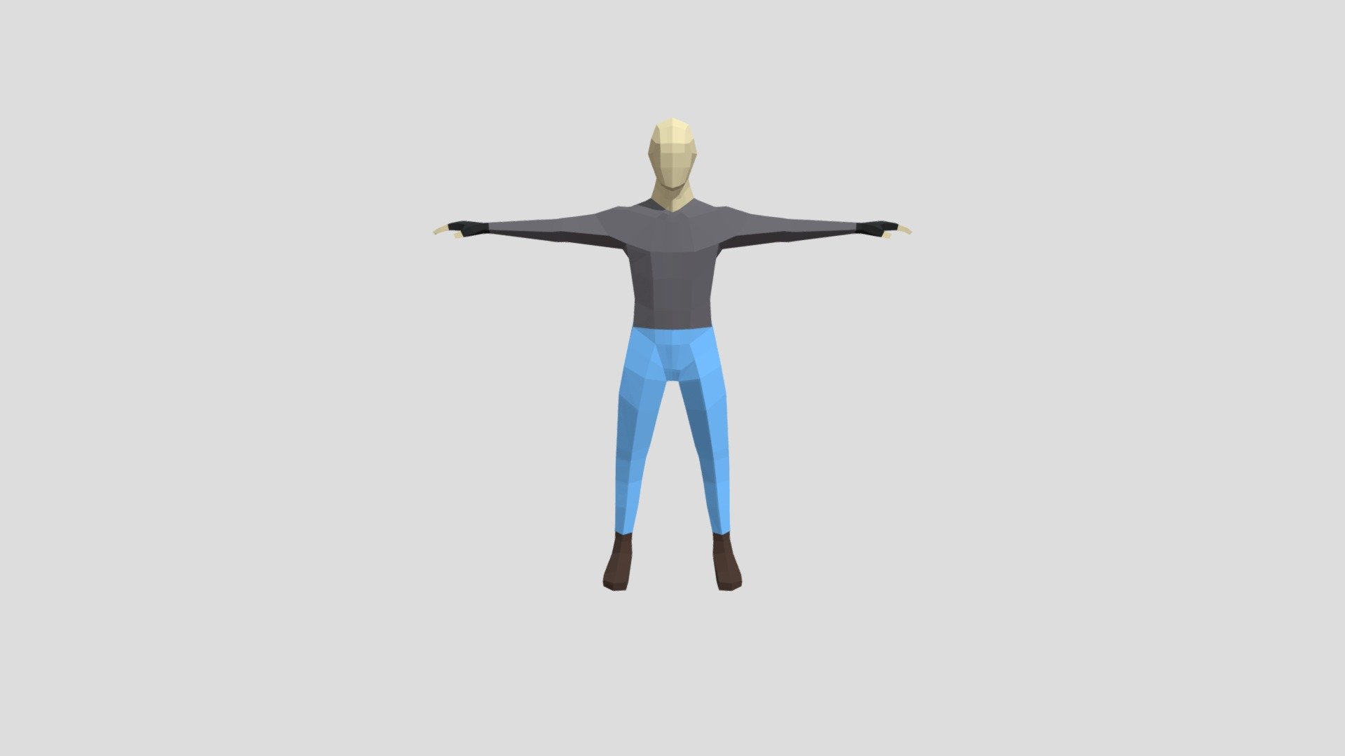 Male Low Poly - Download Free 3D model by Ivan Goryachev (@mentalghost ...