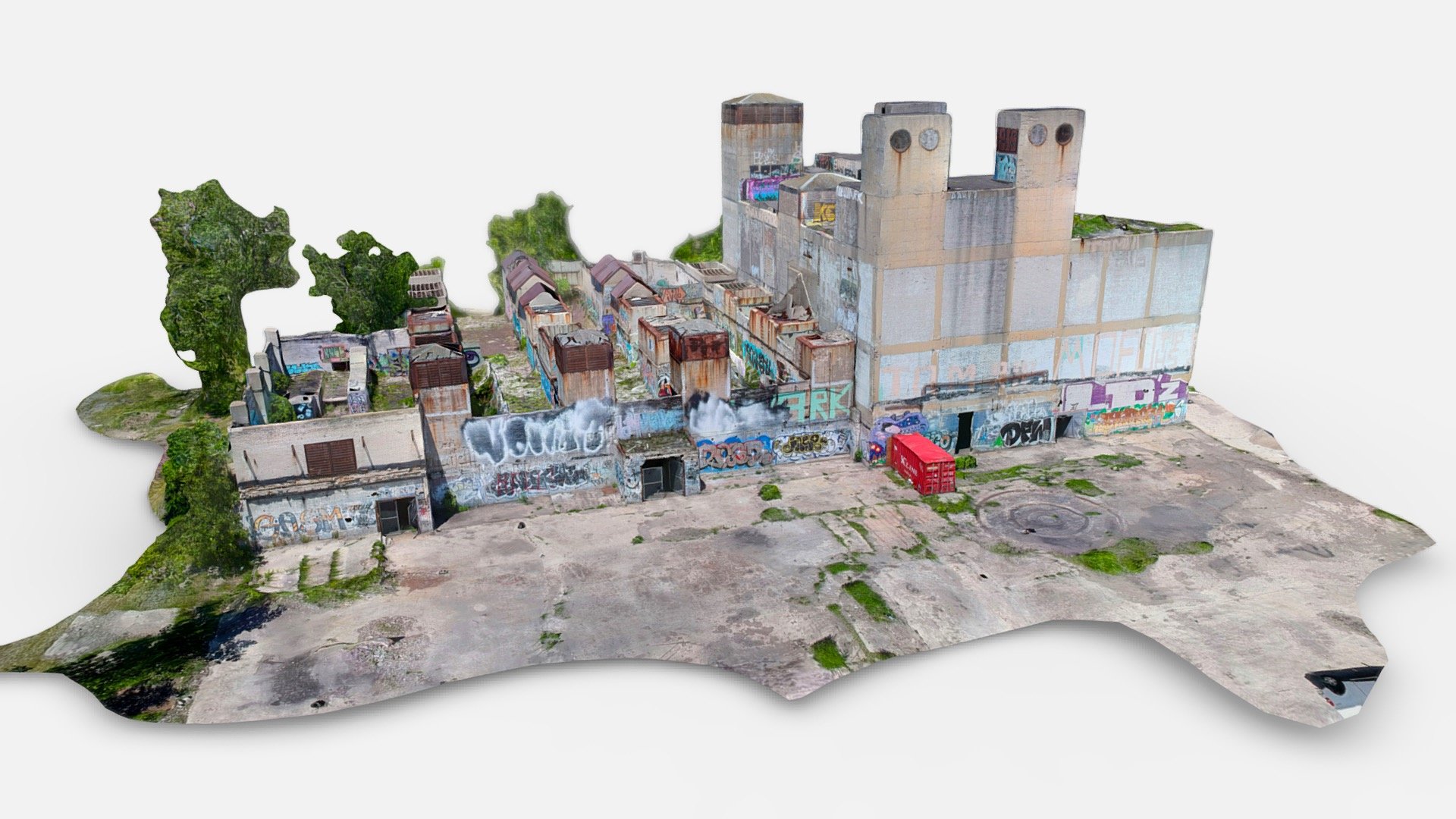 Old Factory, Detroit, MI - Drone Scan - 3D model by trnio [6992bca ...