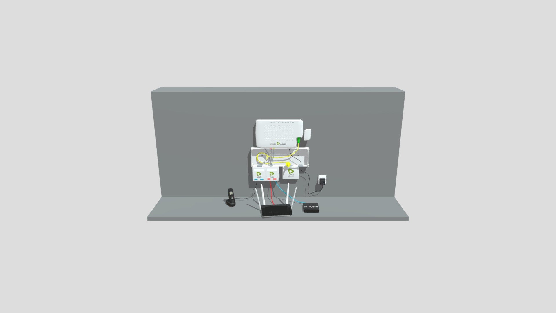 Optical Network Terminal - 3D model by Gabriel (@abdulrahmanabuq ...