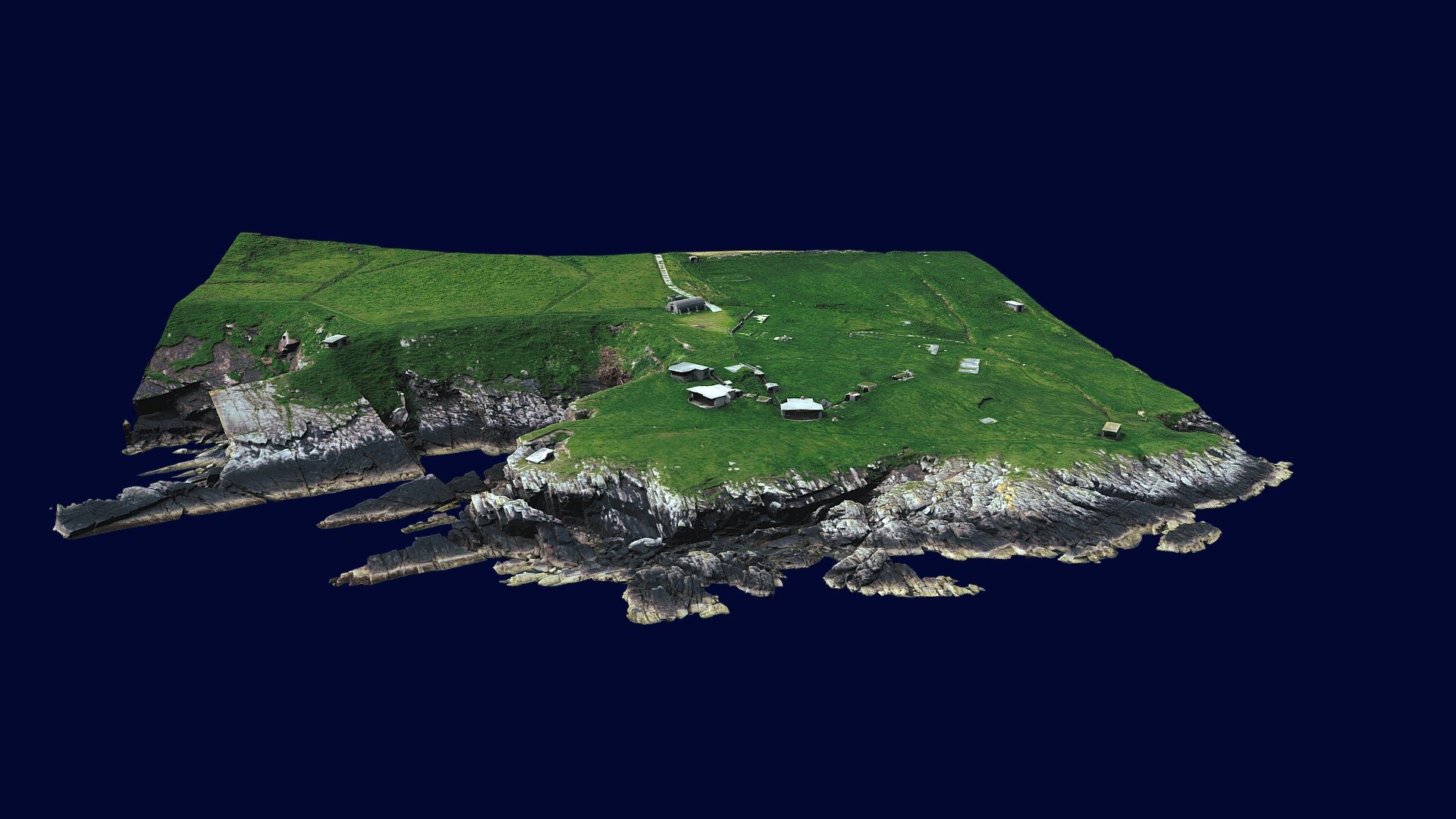 Ness of Sound Coastal Battery - Download Free 3D model by Shetland ...