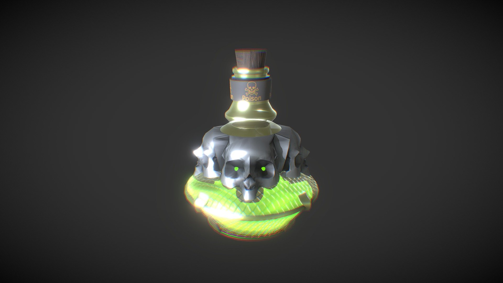 Poison Potion - 3D model by lukegaskill [69949db] - Sketchfab