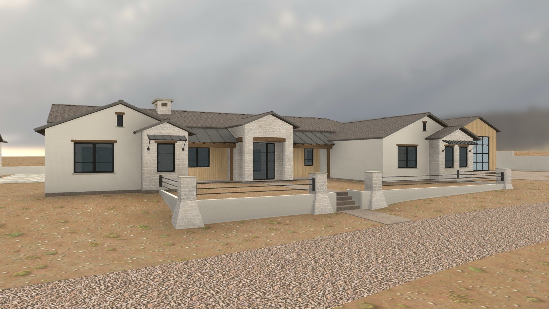 Lindell Residence - 3D model by XR3D.com (@XR3D) [6995c8d] - Sketchfab