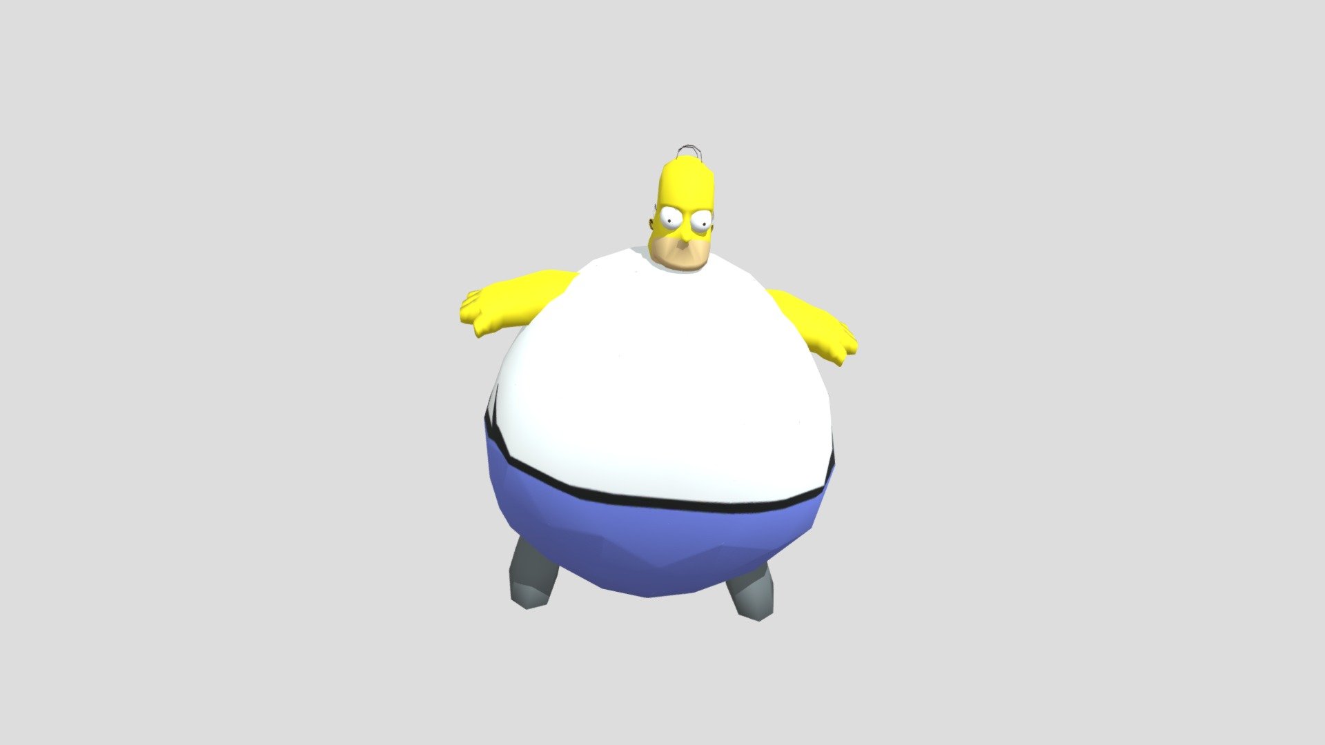 Homer Fat - Download Free 3D model by kiffcarsspongebobfan [69963bf ...