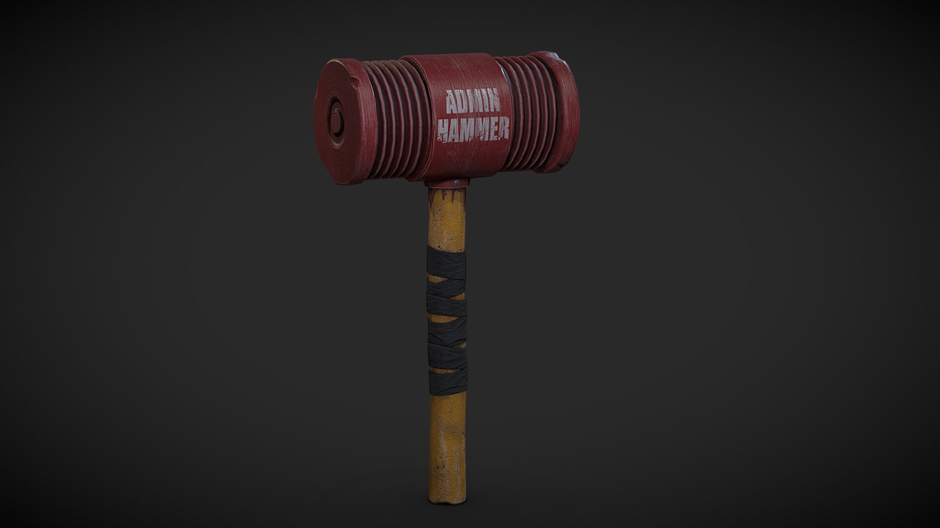 Admin Hammer - 3D model by Shedmon [6996ec8] - Sketchfab